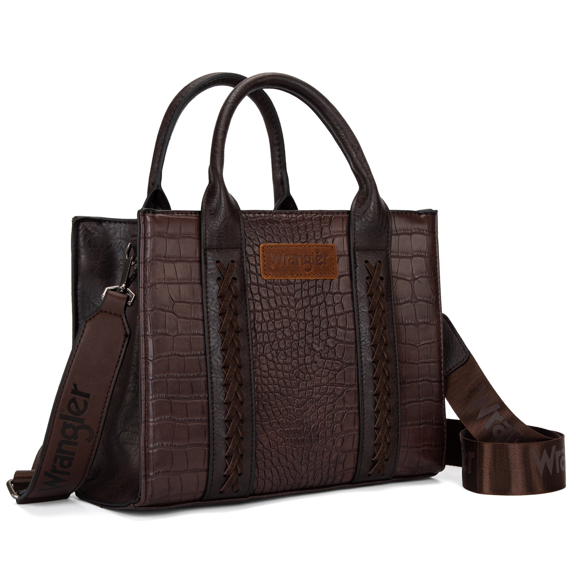 Wrangler Medium Tote Bag for Women Designer Satchel Handbags Top-handle ...