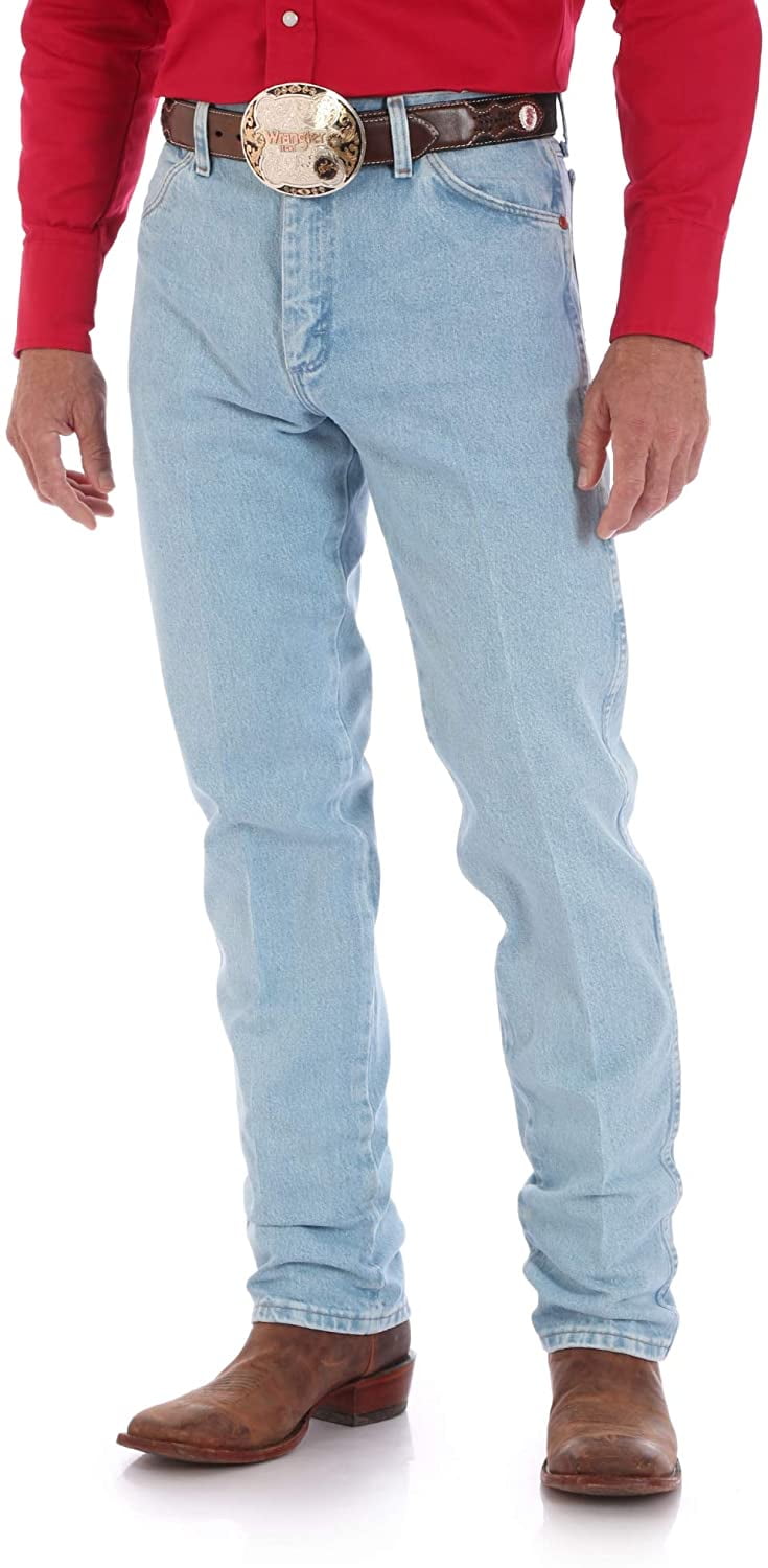 Wrangler Men's 13Mwz Jeans Cowboy Cut Original Fit Prewashed Bleach ...