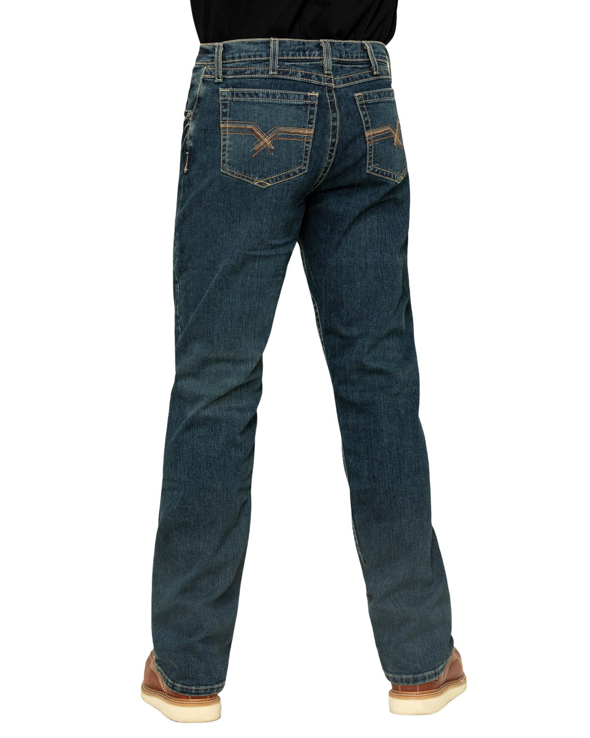 Wrangler Men's 20X Fr Advanced Comfort Dark Vintage Boot Work Jeans ...