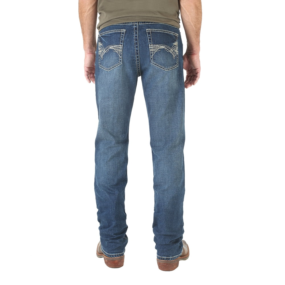 Wrangler Men's 20X Midland 42 Vintage Slim Bootcut Jeans Denim 34W x 36L US - Walmart.com