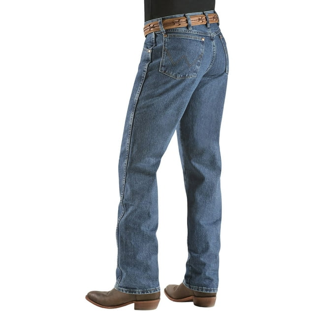 Wrangler Men's 31Mwz Cowboy Cut Relaxed Fit Jeans Stonewash 30W x 32L ...