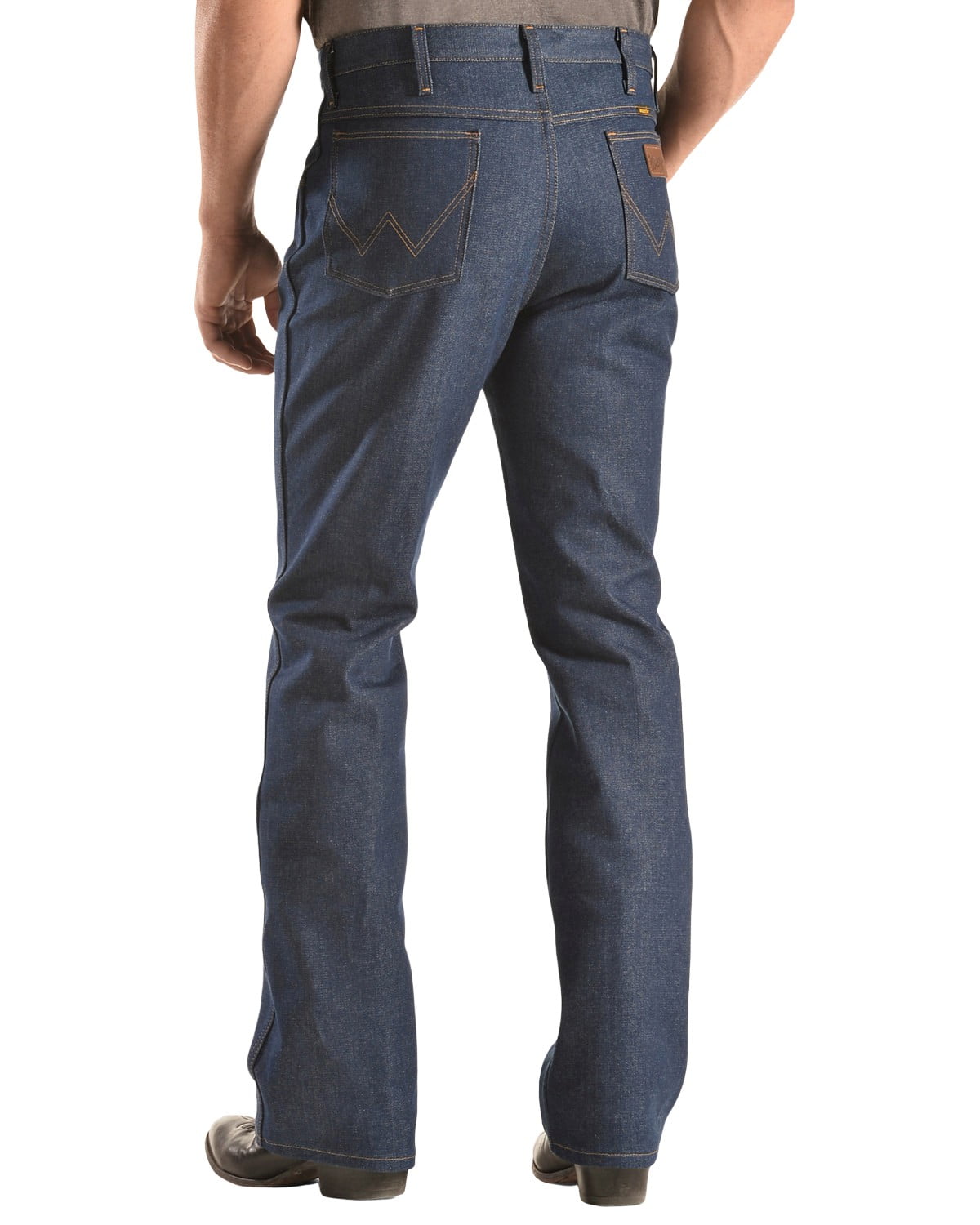 Wrangler Men's 935 Rigid Cowboy Cut Slim Bootcut Jeans Indigo 33W x 30L ...