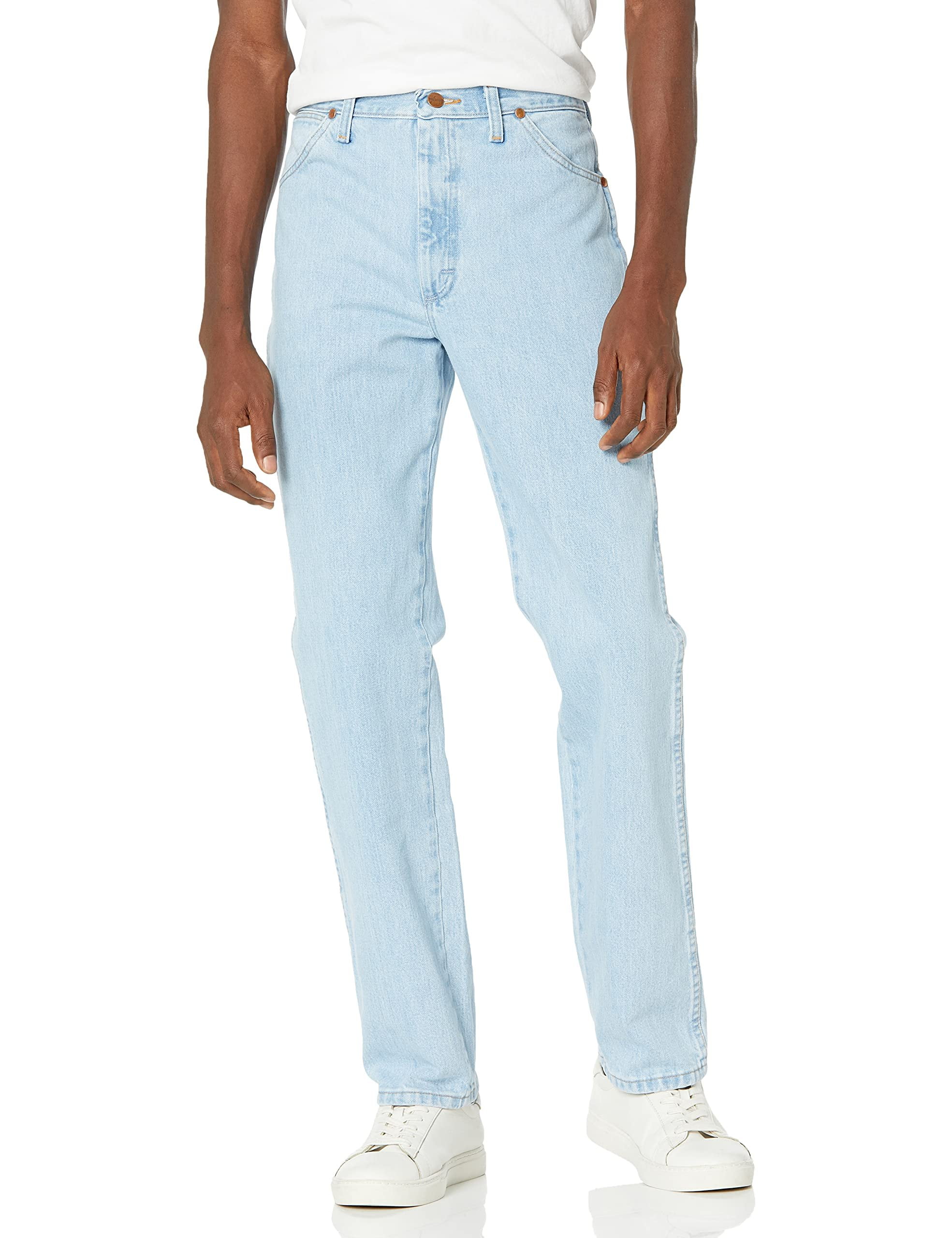 Wrangler Men's 936 Cowboy Cut Slim Fit Prewashed Jeans Bleach Indigo ...