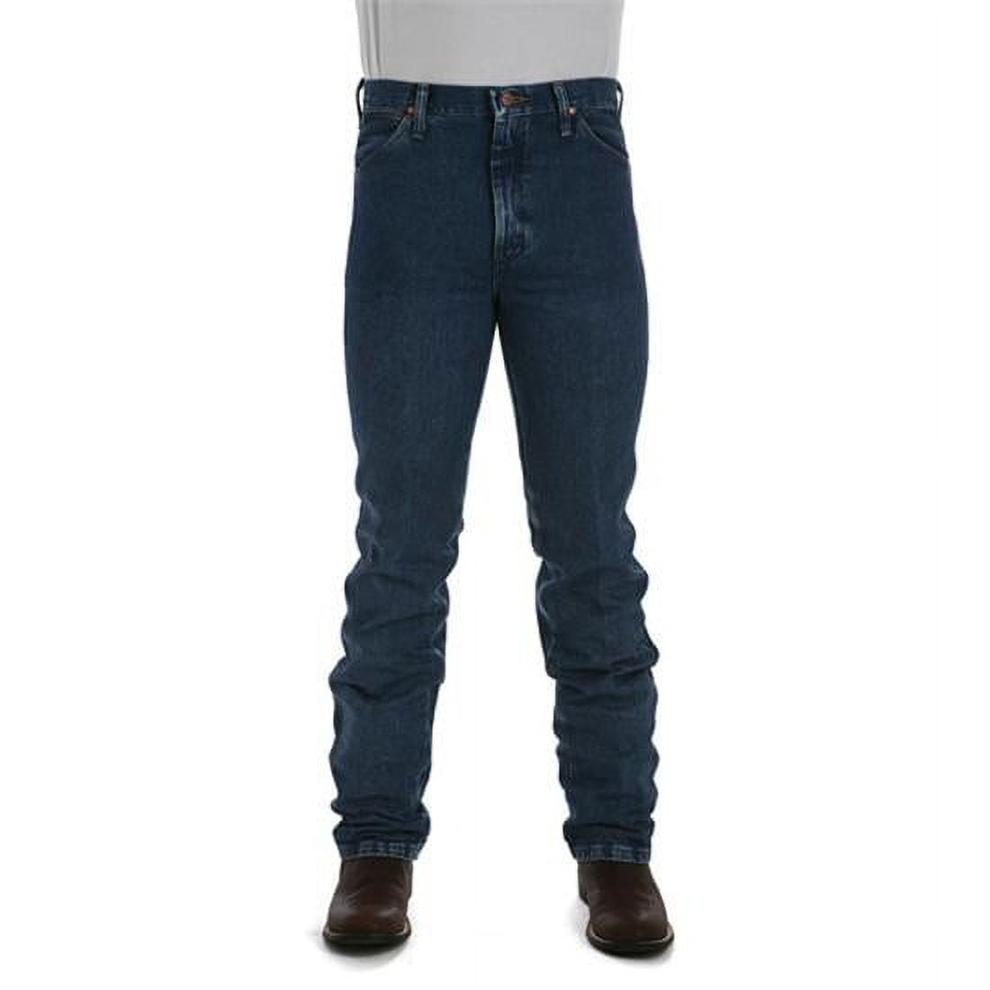 Wrangler Men's 936 Cowboy Cut Slim Fit Prewashed Jeans Stonewash 36W x ...