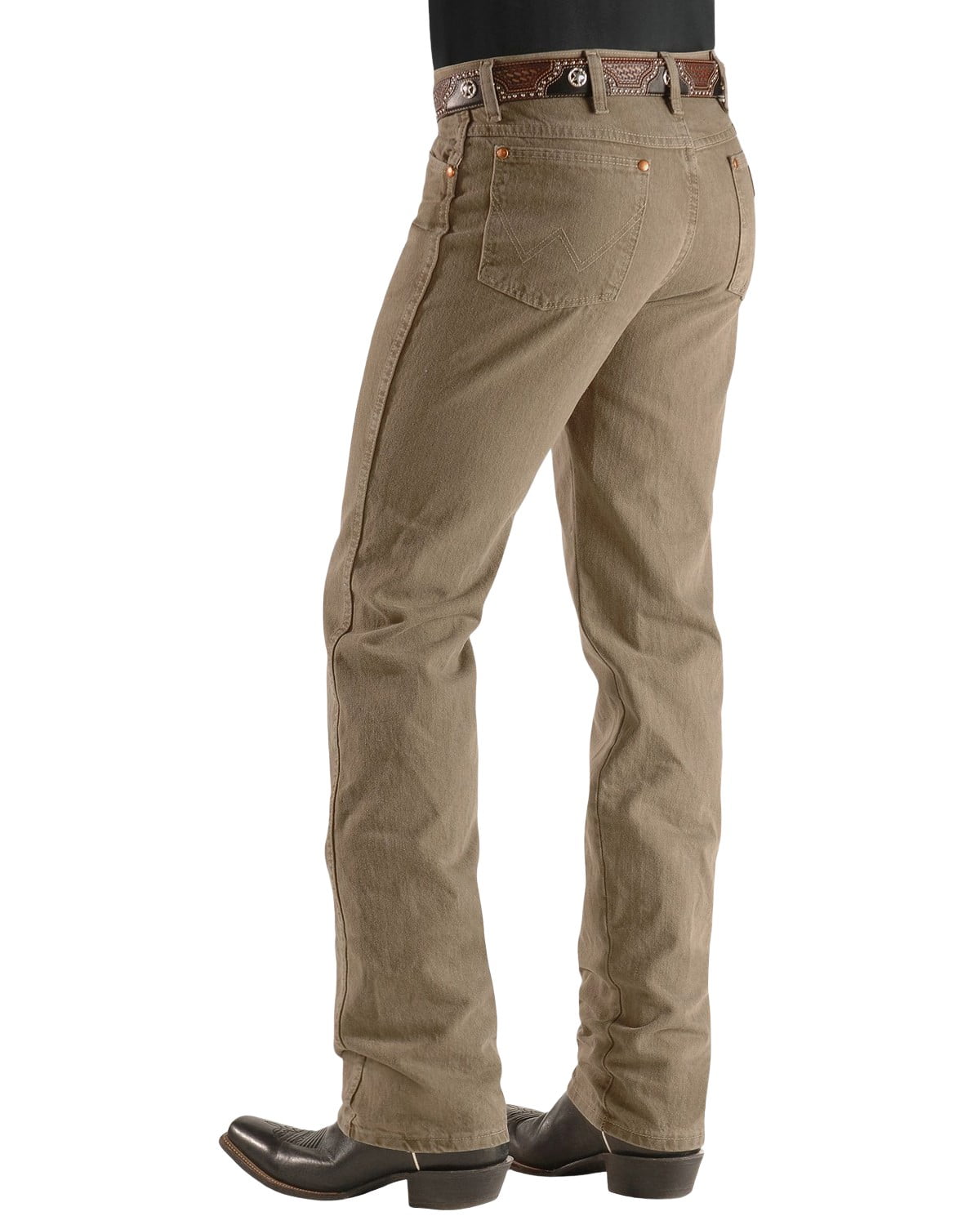 Wrangler Men's 936 High Rise Prewashed Cowboy Cut Slim Straight Jeans ...