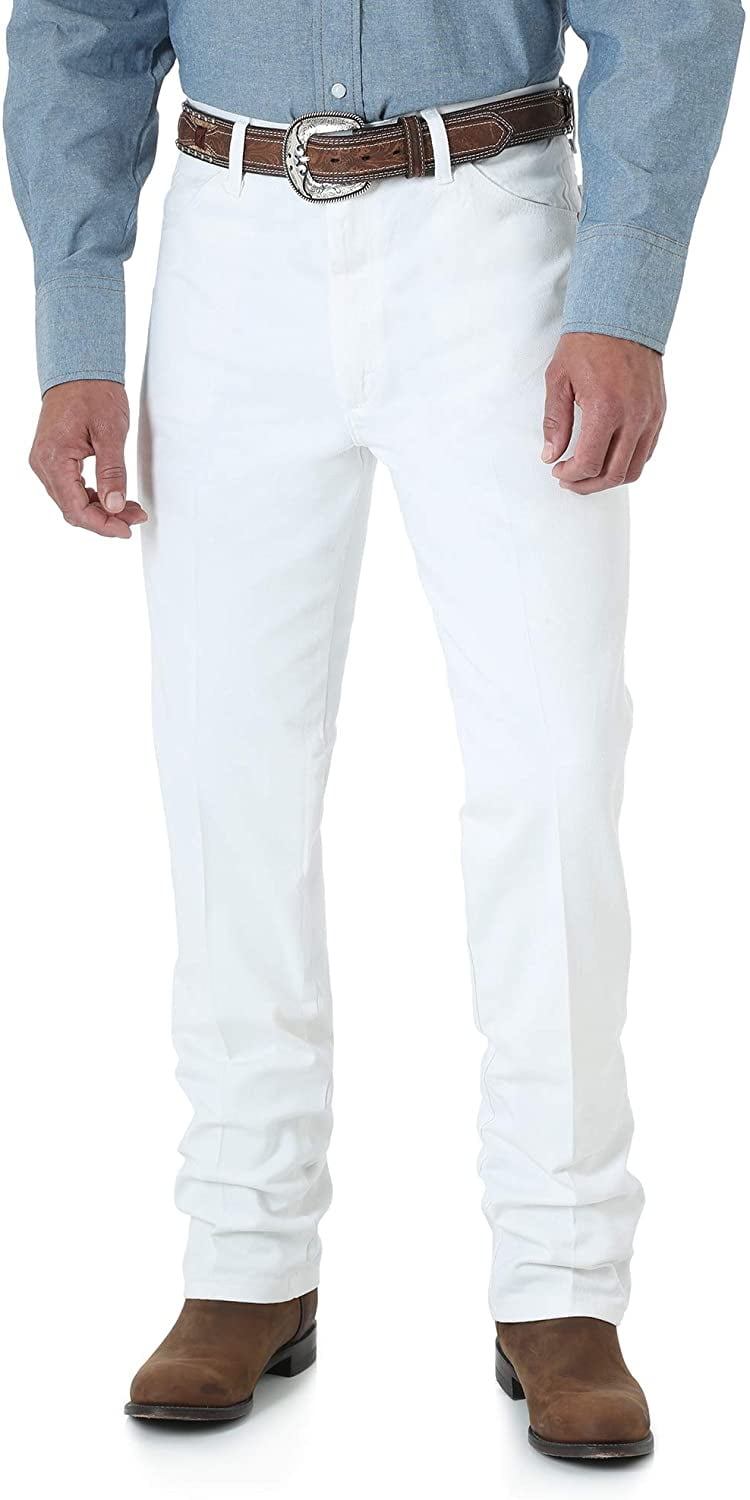 Wrangler Men's 936 High Rise Prewashed Cowboy Cut Slim Straight Jeans ...