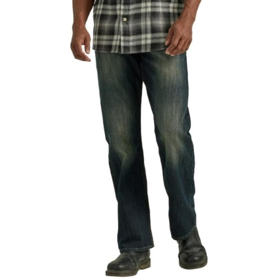 Wrangler Men's Authentics Premium Relaxed Boot Cut Jean, Blue/Black Stretch, 32W x 32L - Walmart.com