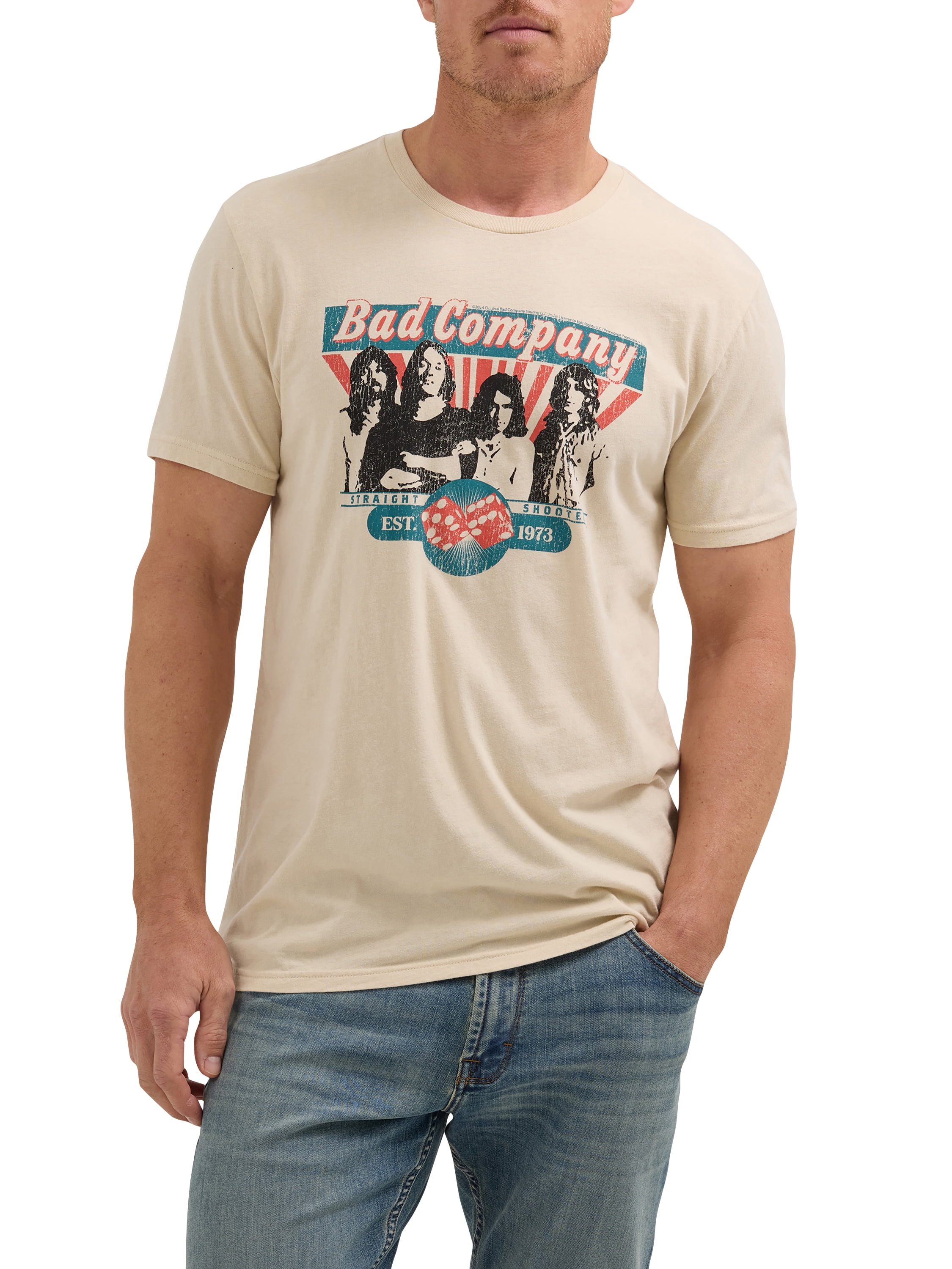Wrangler® Men's Bad Company Graphic Band Tee, Sizes S-3XL - Walmart.com