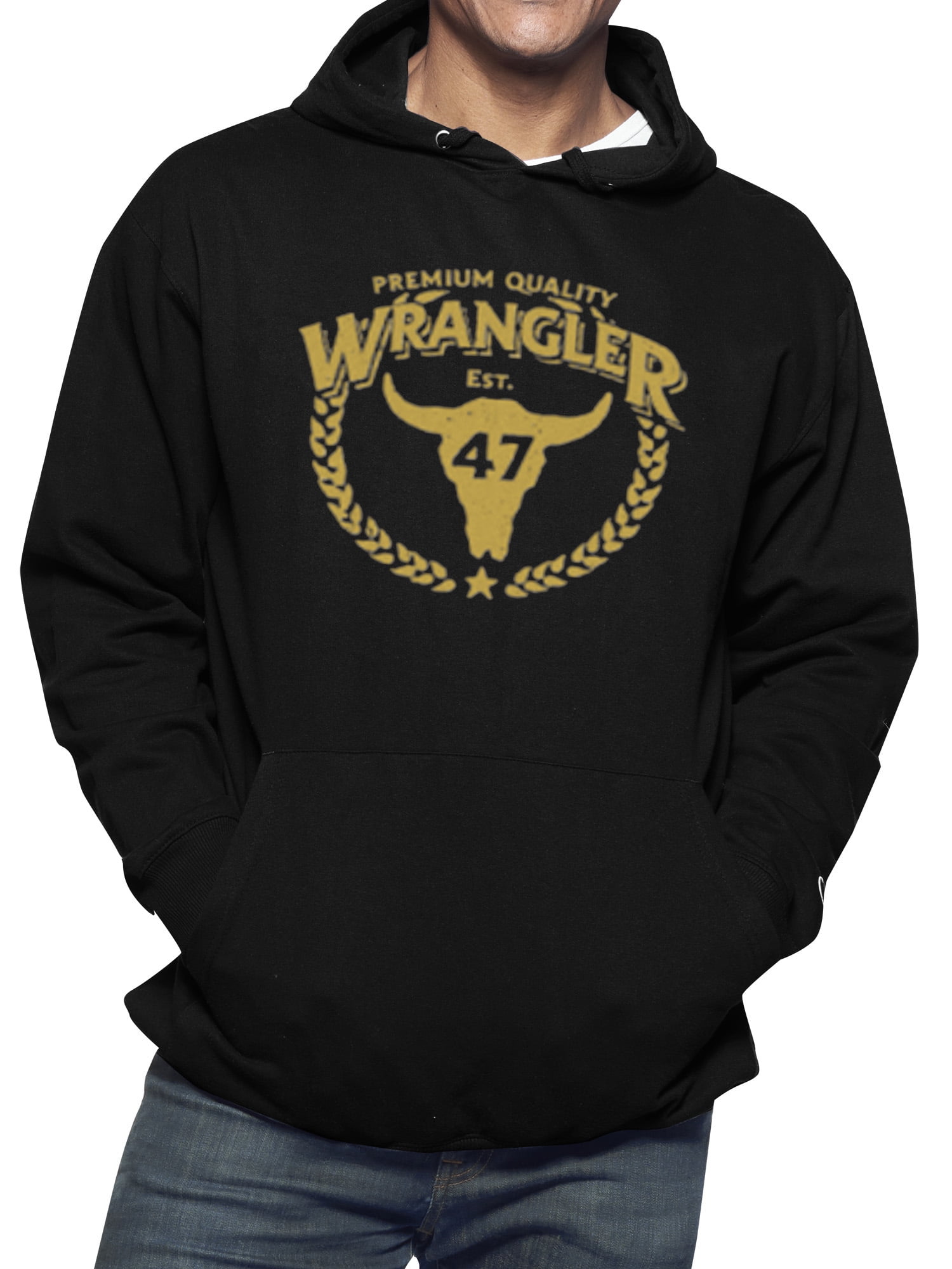 Wrangler Men's Big and Tall Fleece Pullover Hoodie, Big Size up to 6XL ...