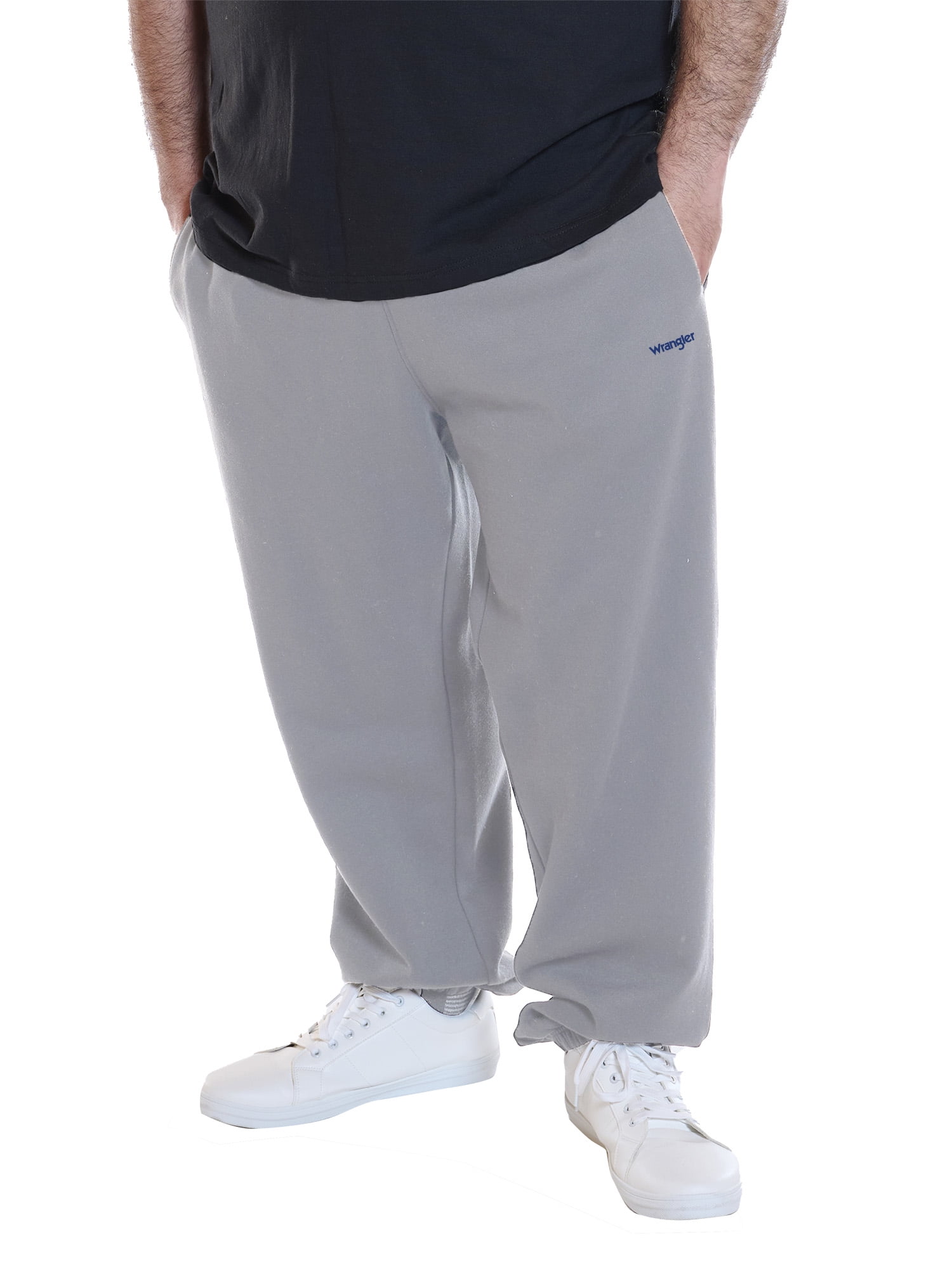 Wrangler Men's Big & Tall Fleece Sweatpants, Sizes Up to 6XL ...