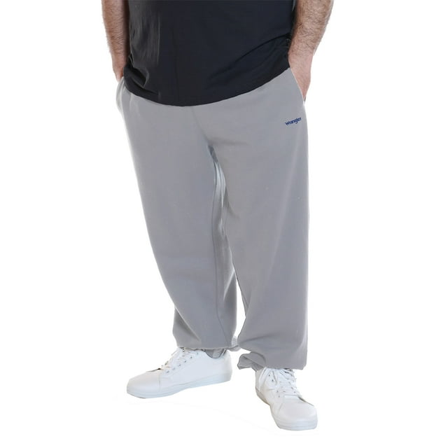 Wrangler Men's Big and Tall Fleece Sweatpant, Big Size Up To 6XL And ...