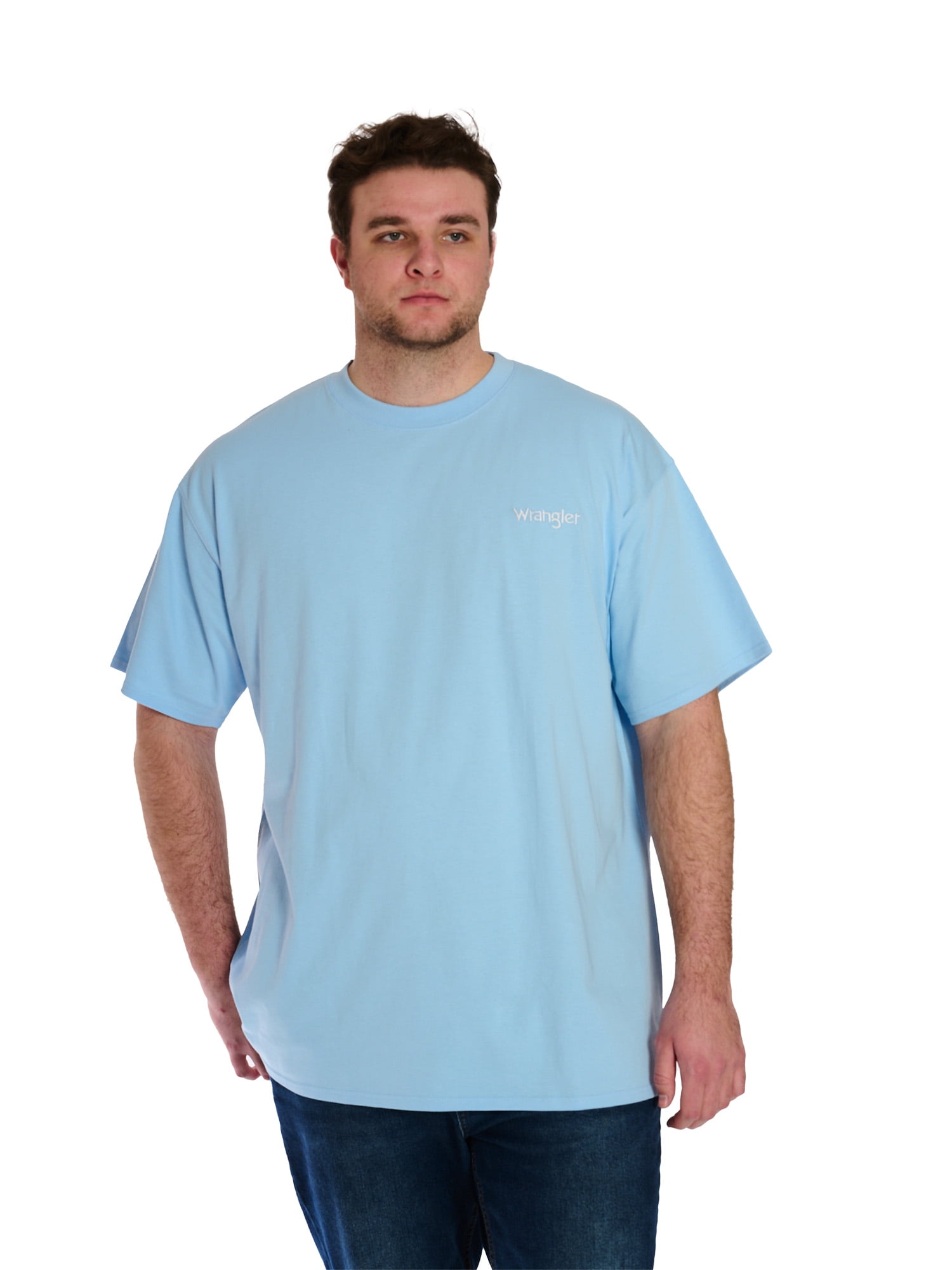 Wrangler Men's Big and Tall Logo T-Shirt ,Big Size up to 6x and Tall ...