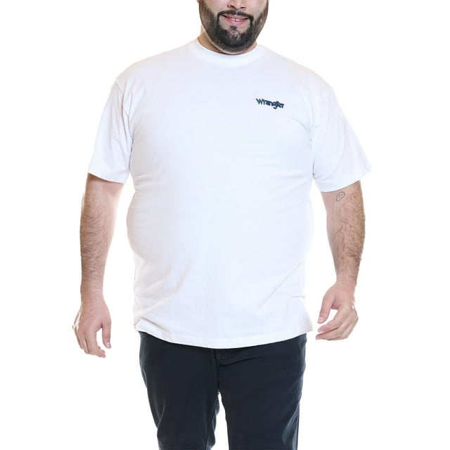 Wrangler Men’s Big and Tall Logo T-Shirt, Sizes 1XL-6XL - Walmart.com