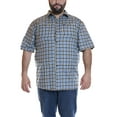 Wrangler Men's Big and Tall Plaid Woven Shirt ,Big Size Up To 6XL And ...