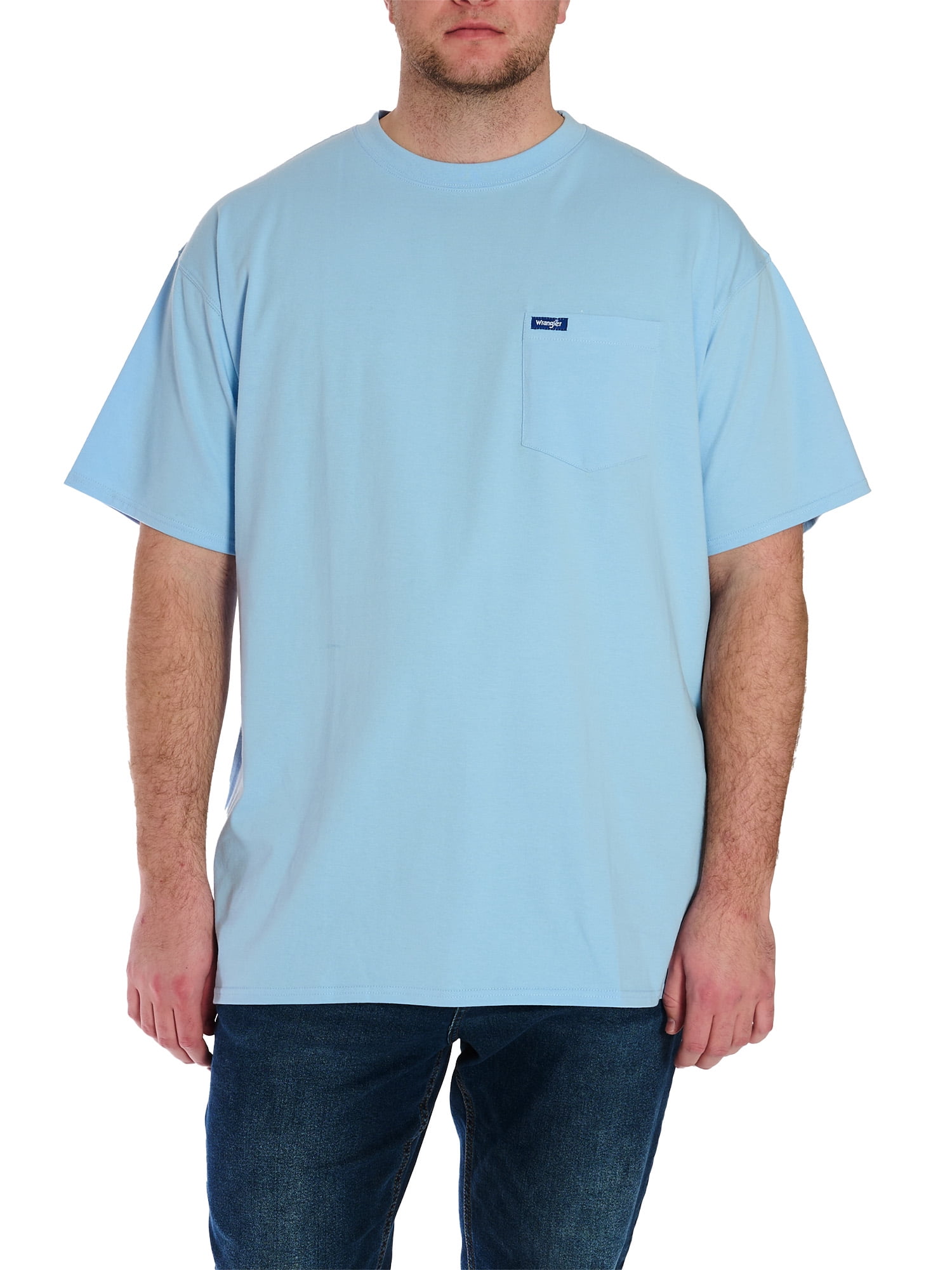 Wrangler Men's Big and Tall Pocket Tee ,Big size up to 6XL and Tall ...