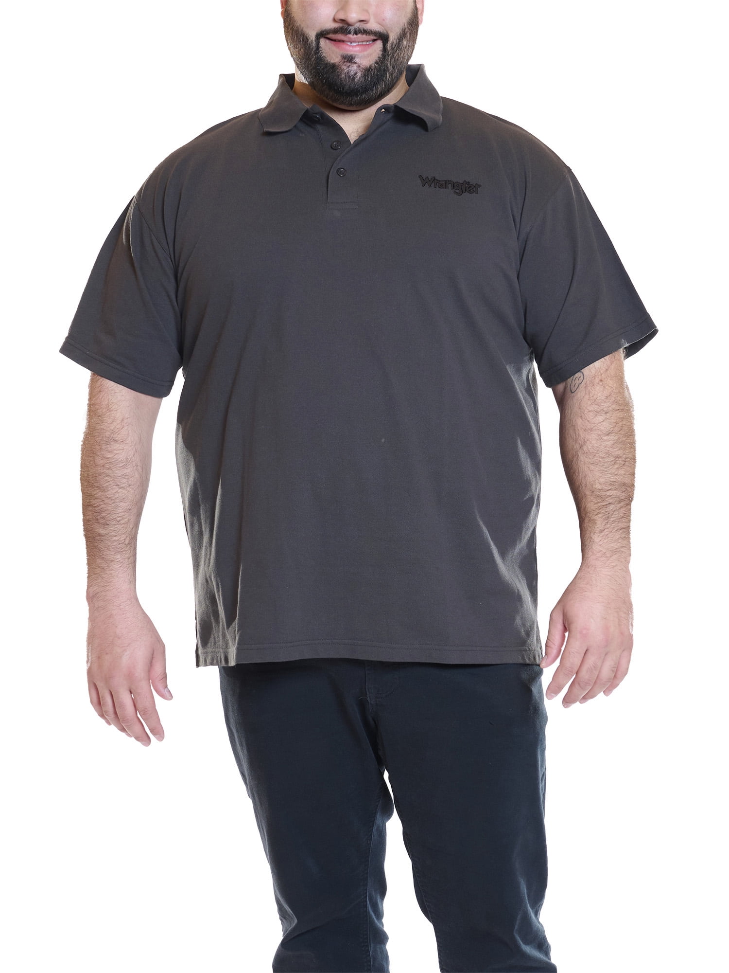 Wrangler Men's Big and Tall Polo Shirt ,Big sizes up to 6XL and Tall ...