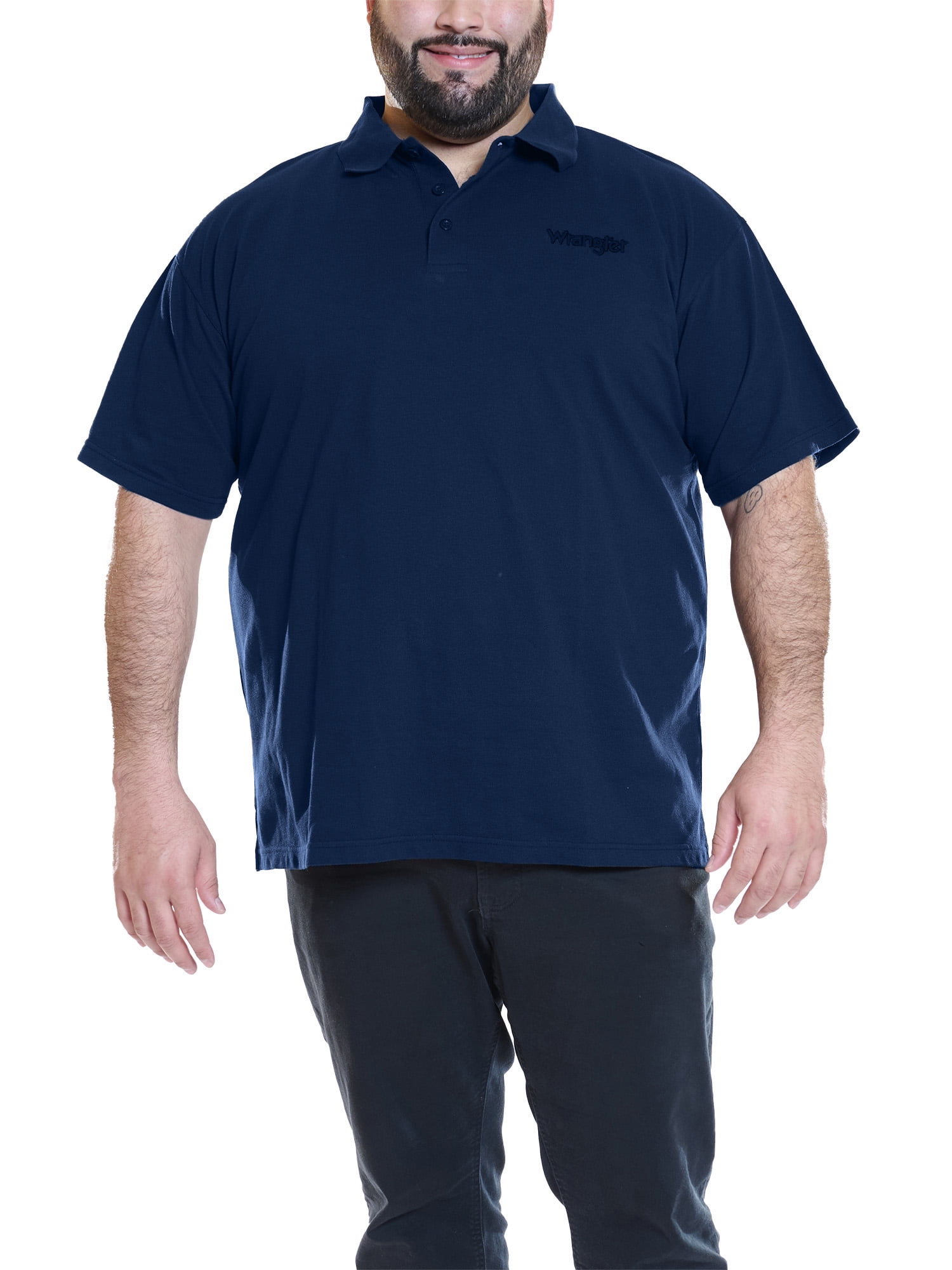 Wrangler Men's Big and Tall Polo Shirt ,Big sizes up to 6XL and Tall ...