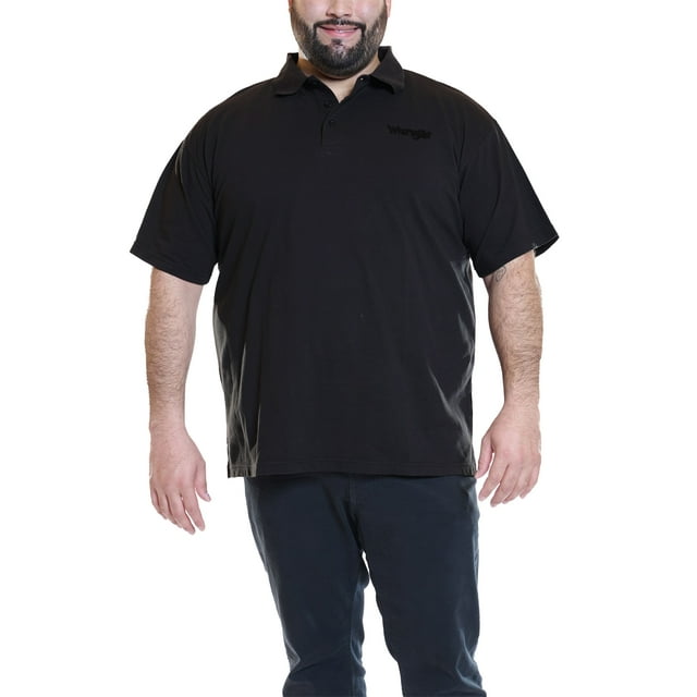 Wrangler Men's Big and Tall Polo Shirt ,Big sizes up to 6XL and Tall ...