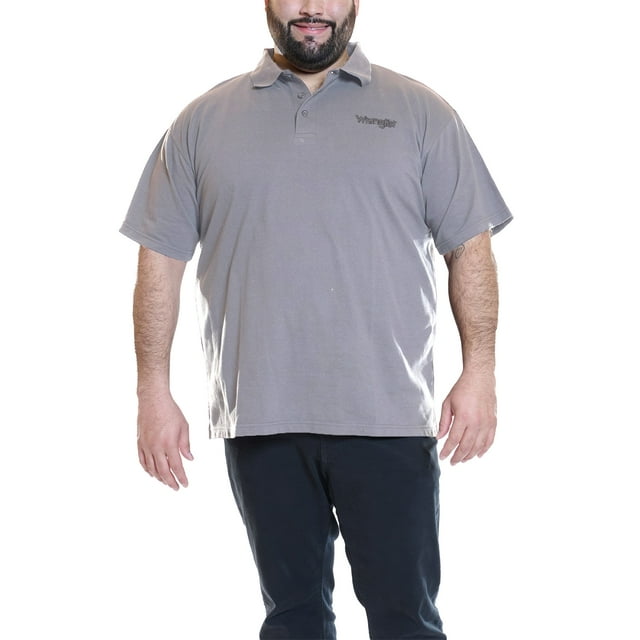 Wrangler Men's Big and Tall Polo Shirt ,Big sizes up to 6XL and Tall ...