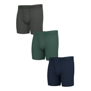 Wrangler Men's Cooling Stretch Nylon Boxer Briefs, 3 Pack - Walmart.com