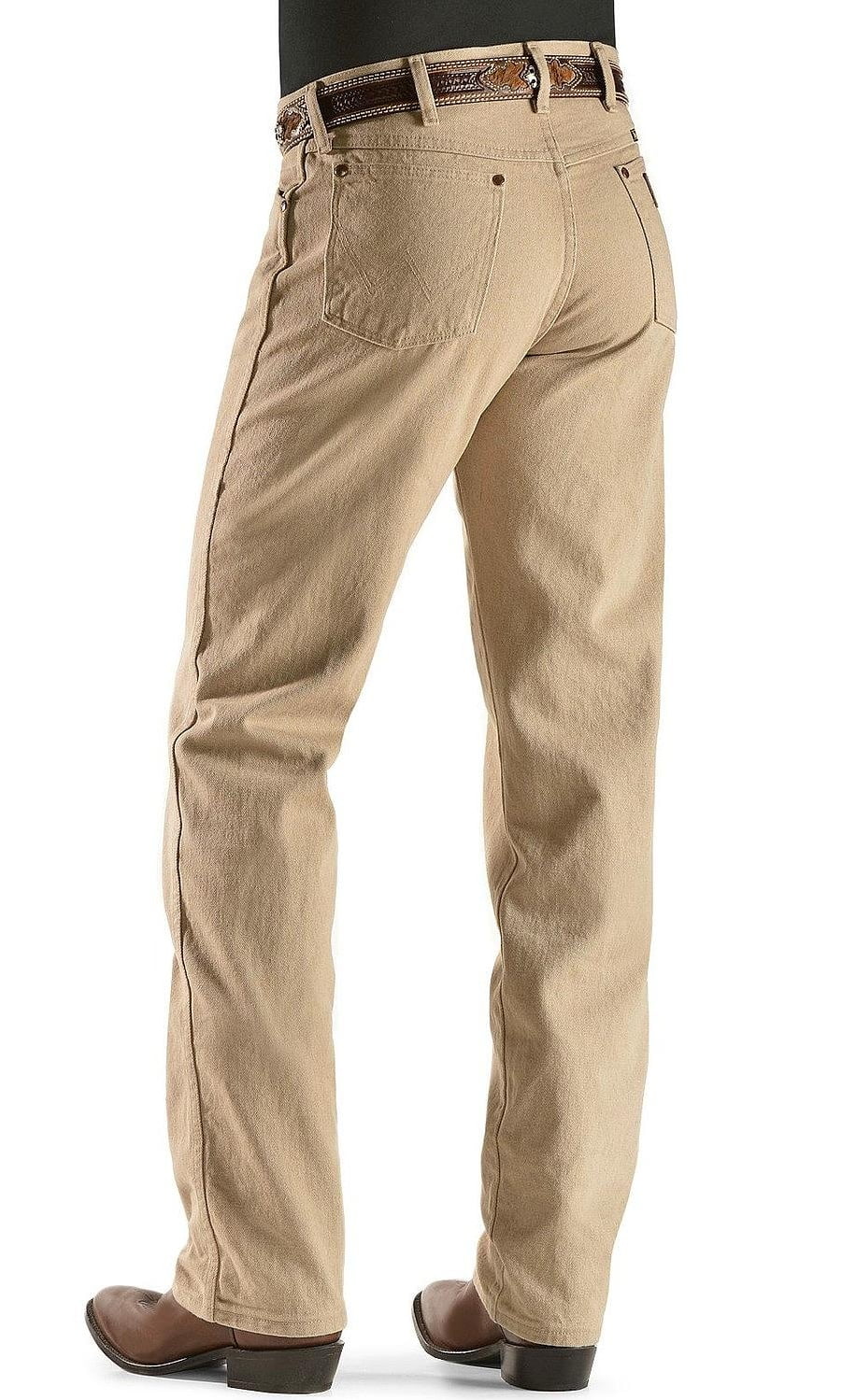 Wrangler Men's Cowboy Cut Original fit Jean-Tan - Walmart.com