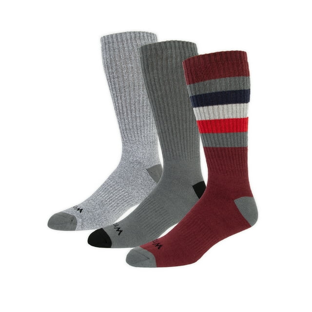 Wrangler Men's Crew Socks, 3-Pack - Walmart.com