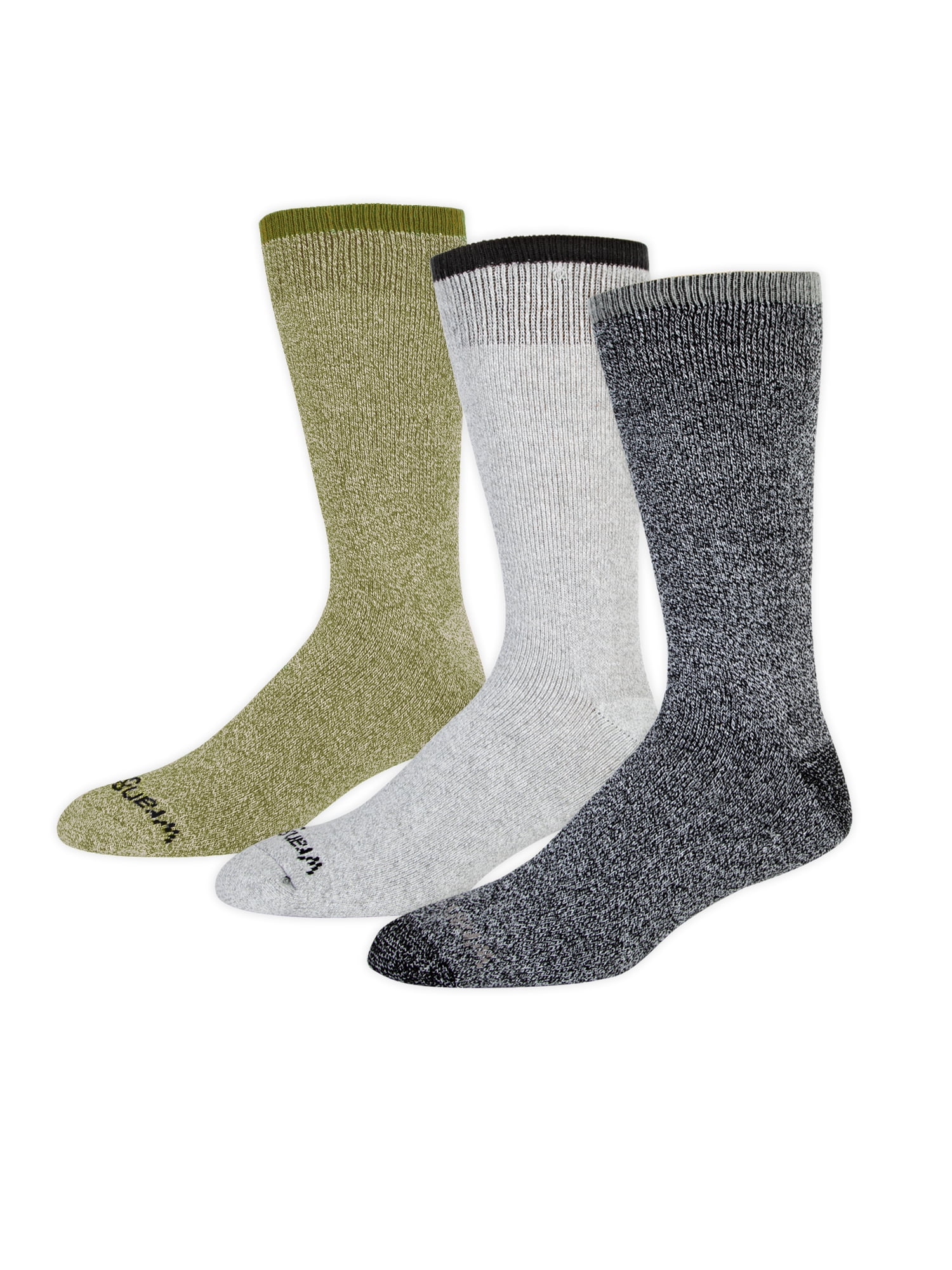 Wrangler Men's Crew Socks, 3-Pack - Walmart.com