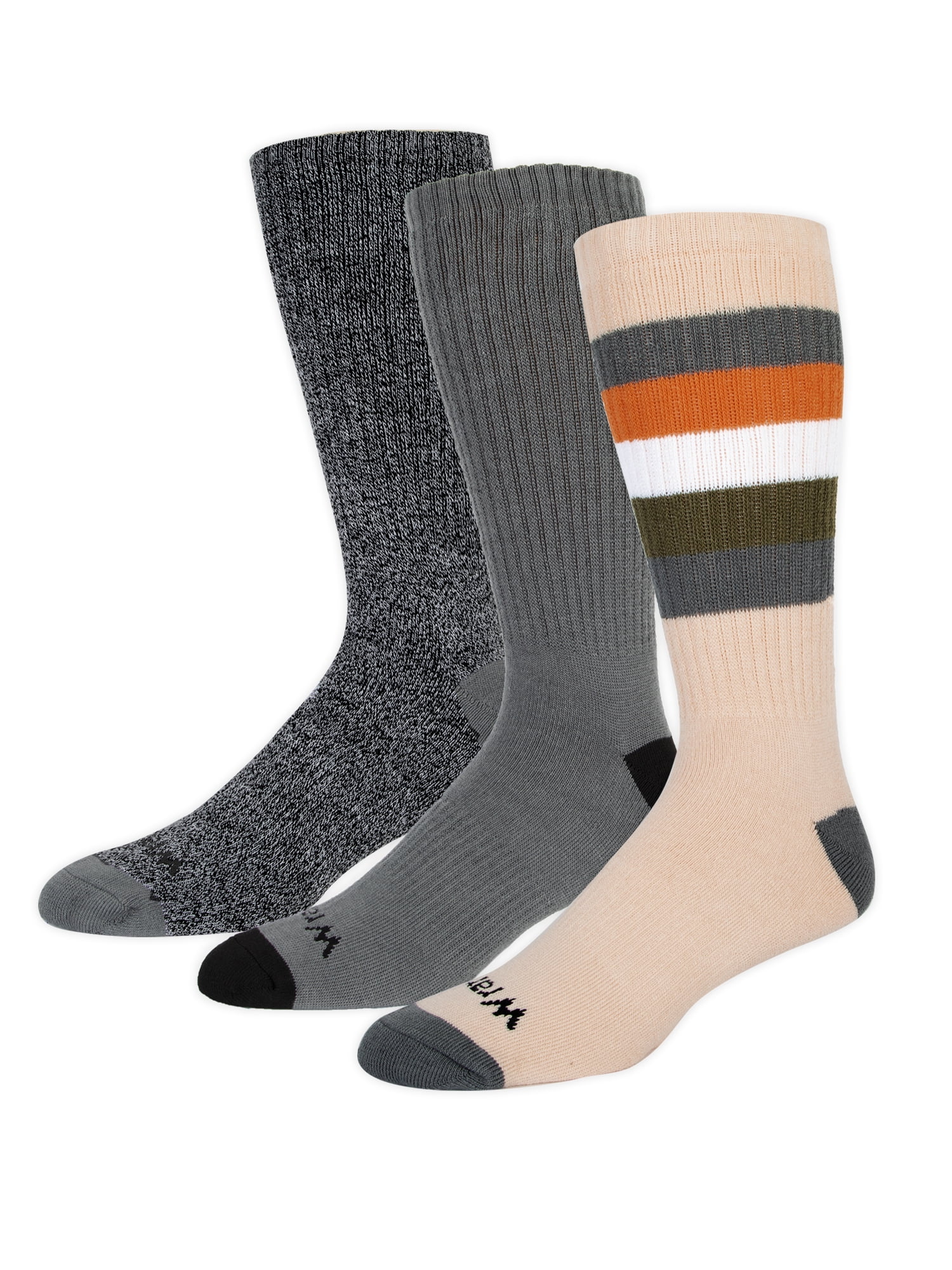 Wrangler Men's Crew Socks, 3-Pack - Walmart.com