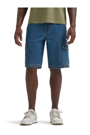 Denim Cargo Shorts Mens