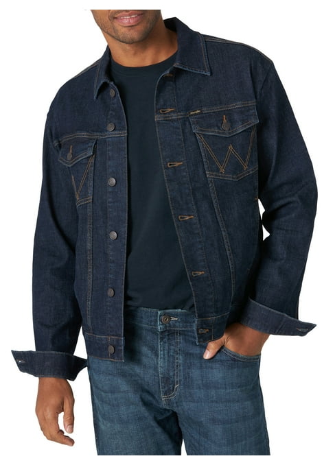 Wrangler 74260PW Blanket Lined Denim Jacket Denim 48 - Walmart.com