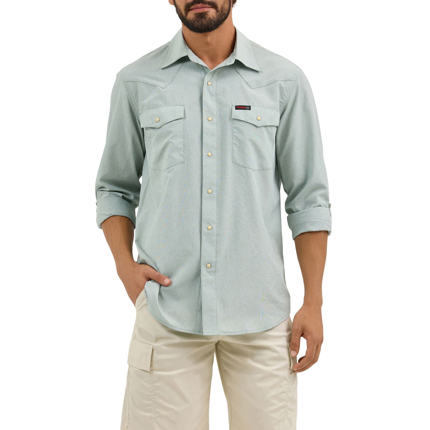Wrangler® Men's Drover Shirt, Sizes M-3XL - Walmart.com