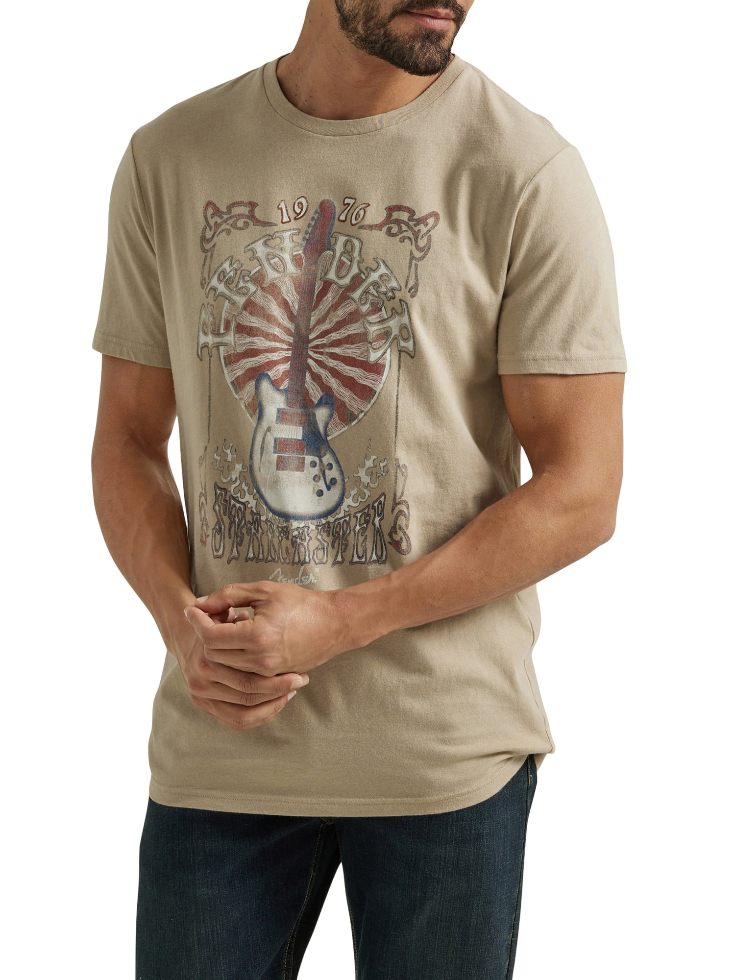 Wrangler Men's Fender Graphic Band Tee, Sizes S-3XL - Walmart.com