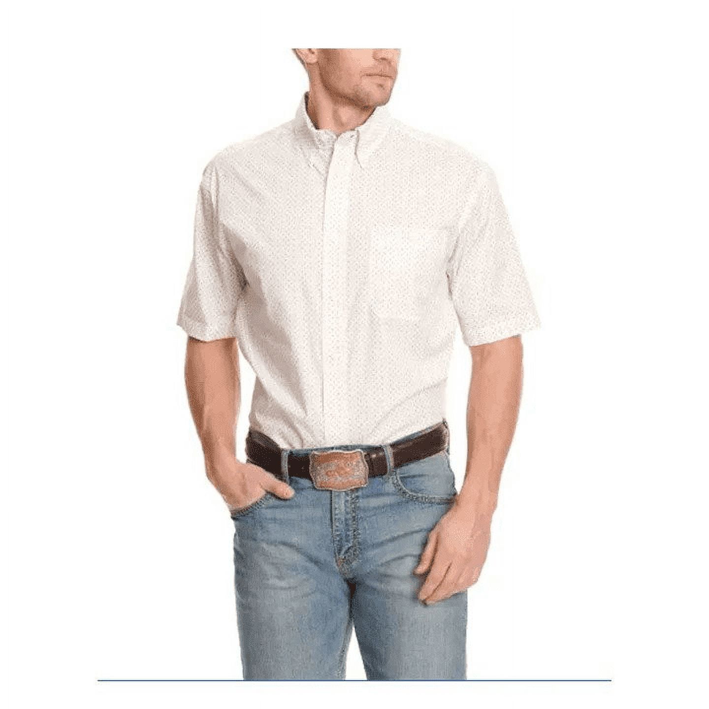 Wrangler Men's George Strait By Geo Print Short Sleeve Button-Down ...