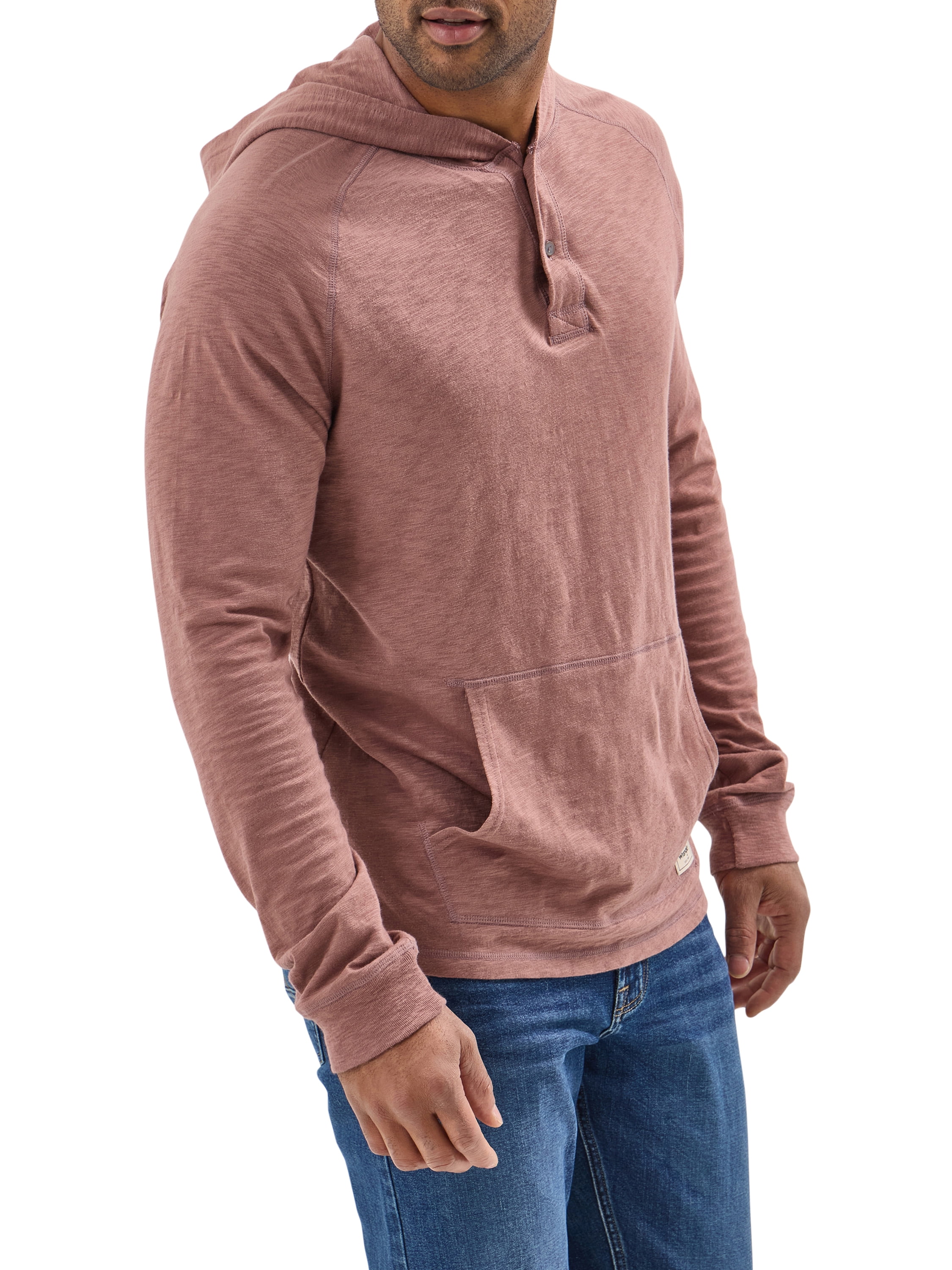 Wrangler men's Hooded Pullover - Cotton Sweatshirt - Walmart.com