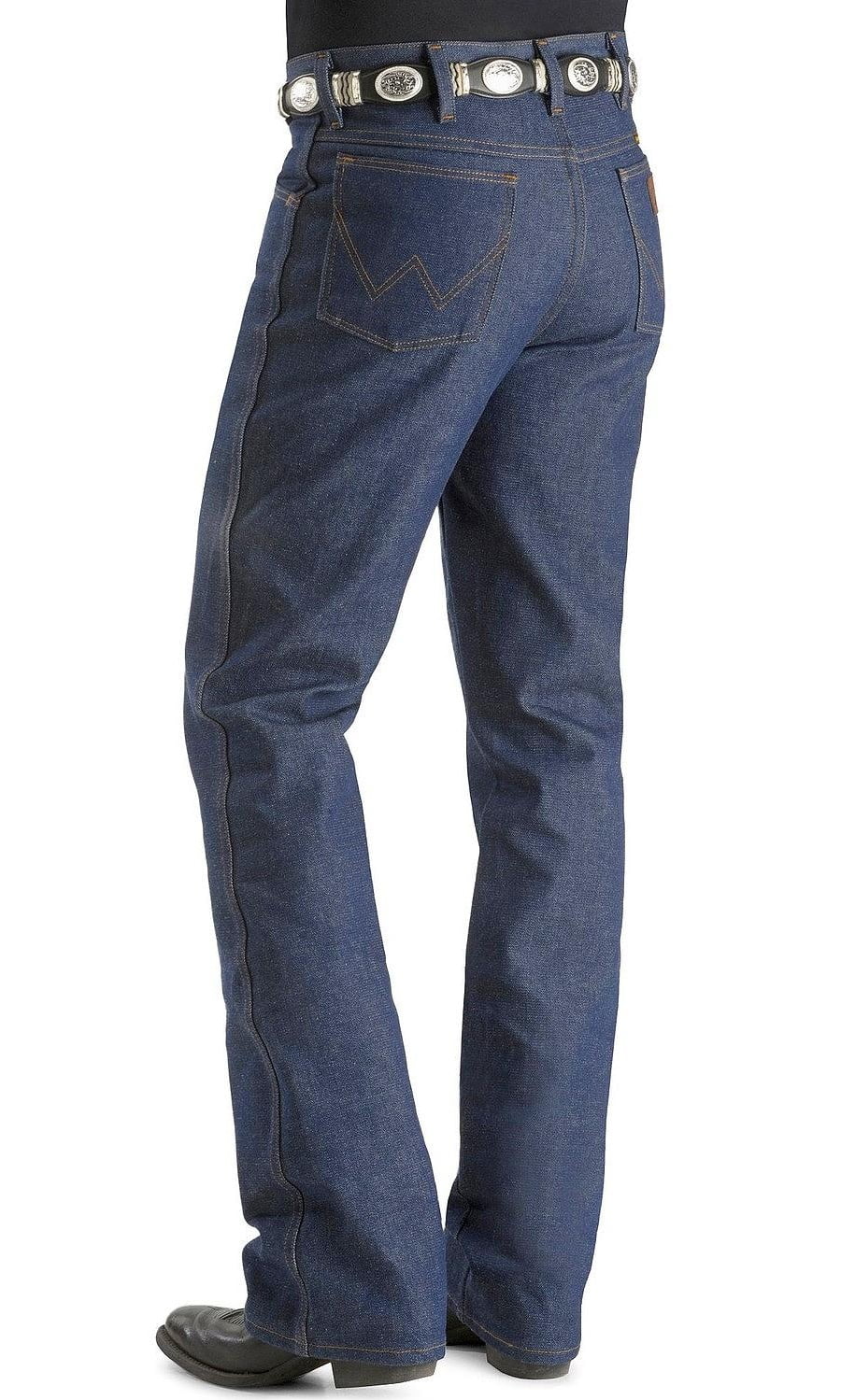 wrangler men's tall western boot cut jean regular, navy, 38x38 ...