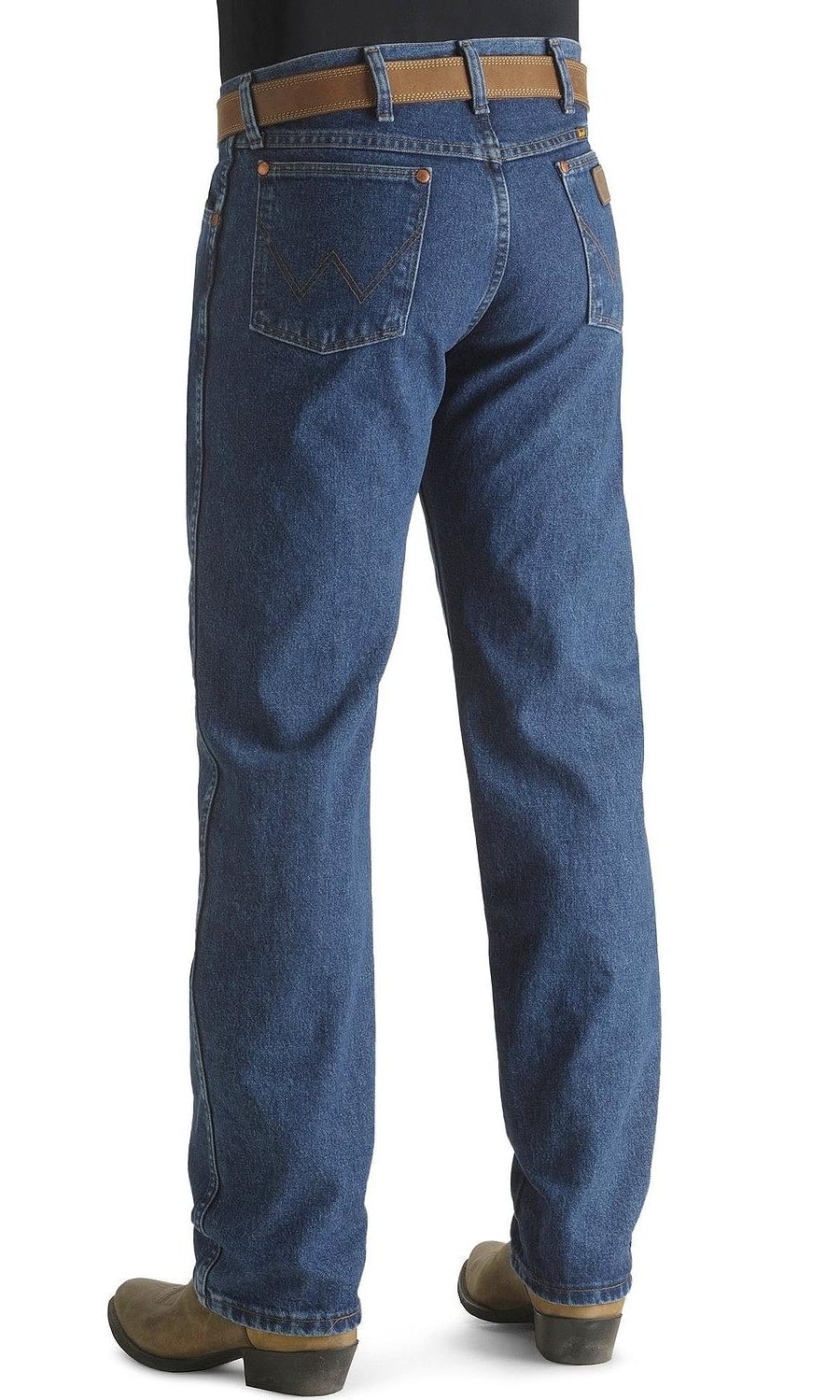 Wrangler Men's Medium Wash High Rise Original Cowboy Bootcut Jeans ...