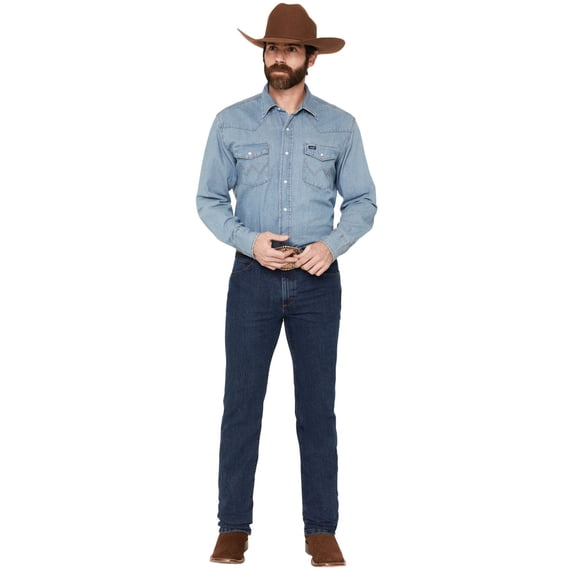 Wrangler Men's Midnight Rinse Premium Performance Cowboy Cut Slim Jeans ...