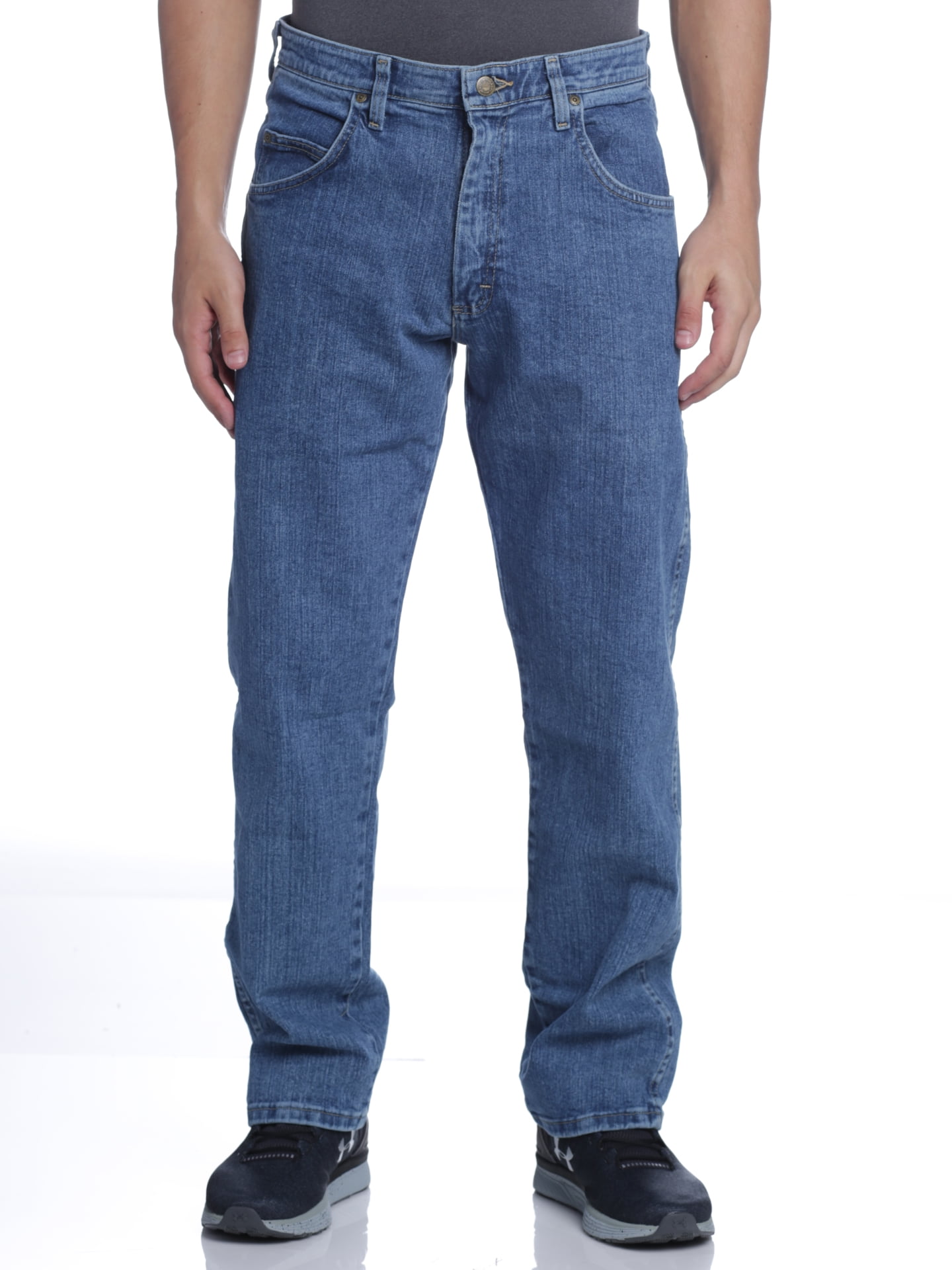 Wrangler Men's Performance Series Relaxed Fit Denim Jeans - Light Stone ...
