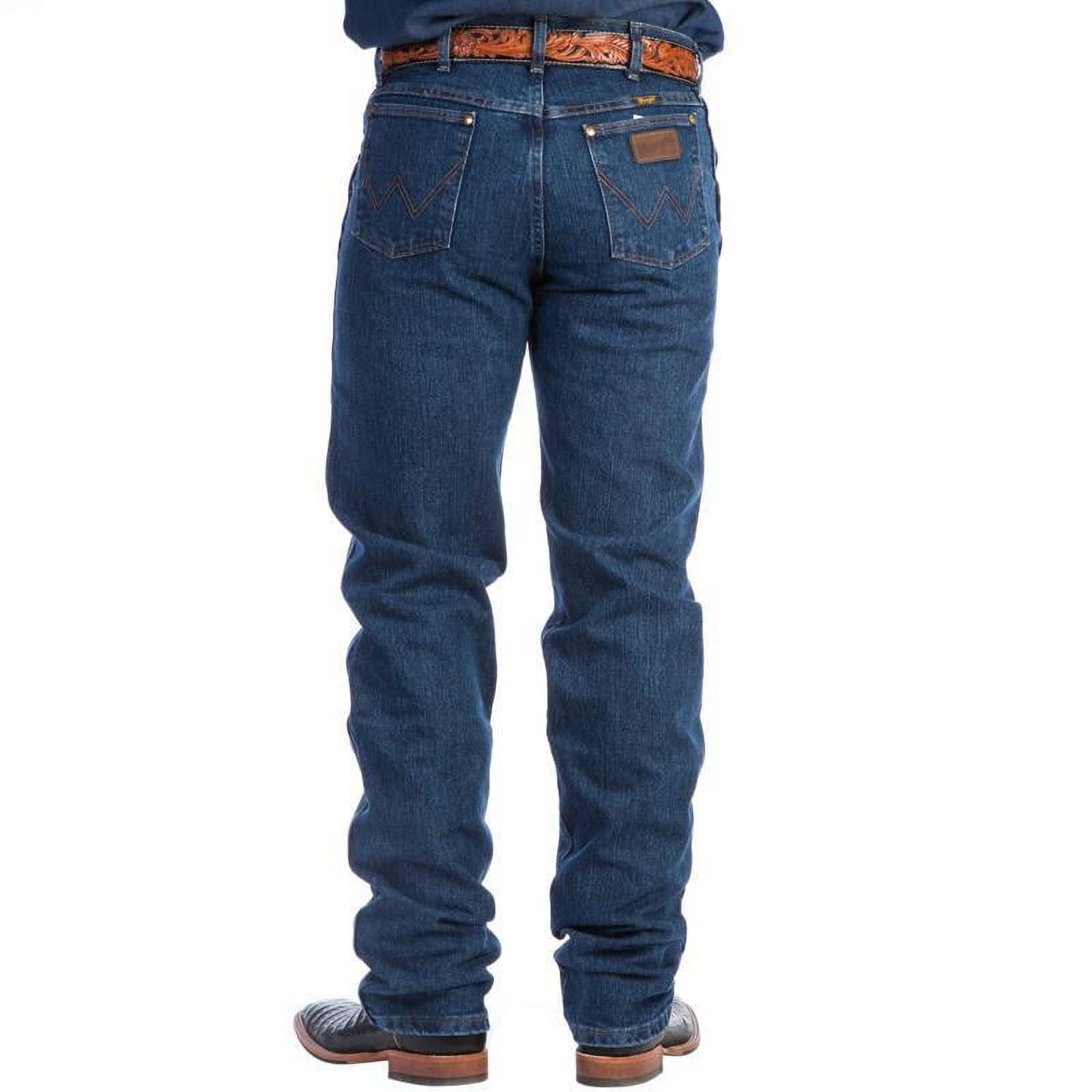 Wrangler Men's Premium Performance Advanced Comfort Mid Stone Jeans Med ...