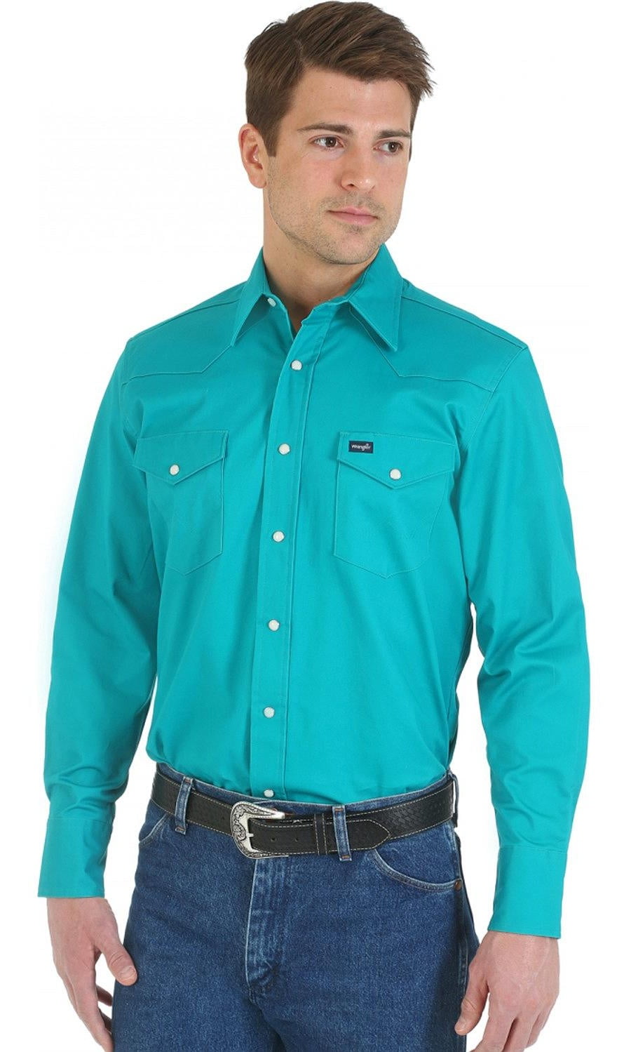 Wrangler Men's Premium Performance Advanced Comfort Workshirt Large ...