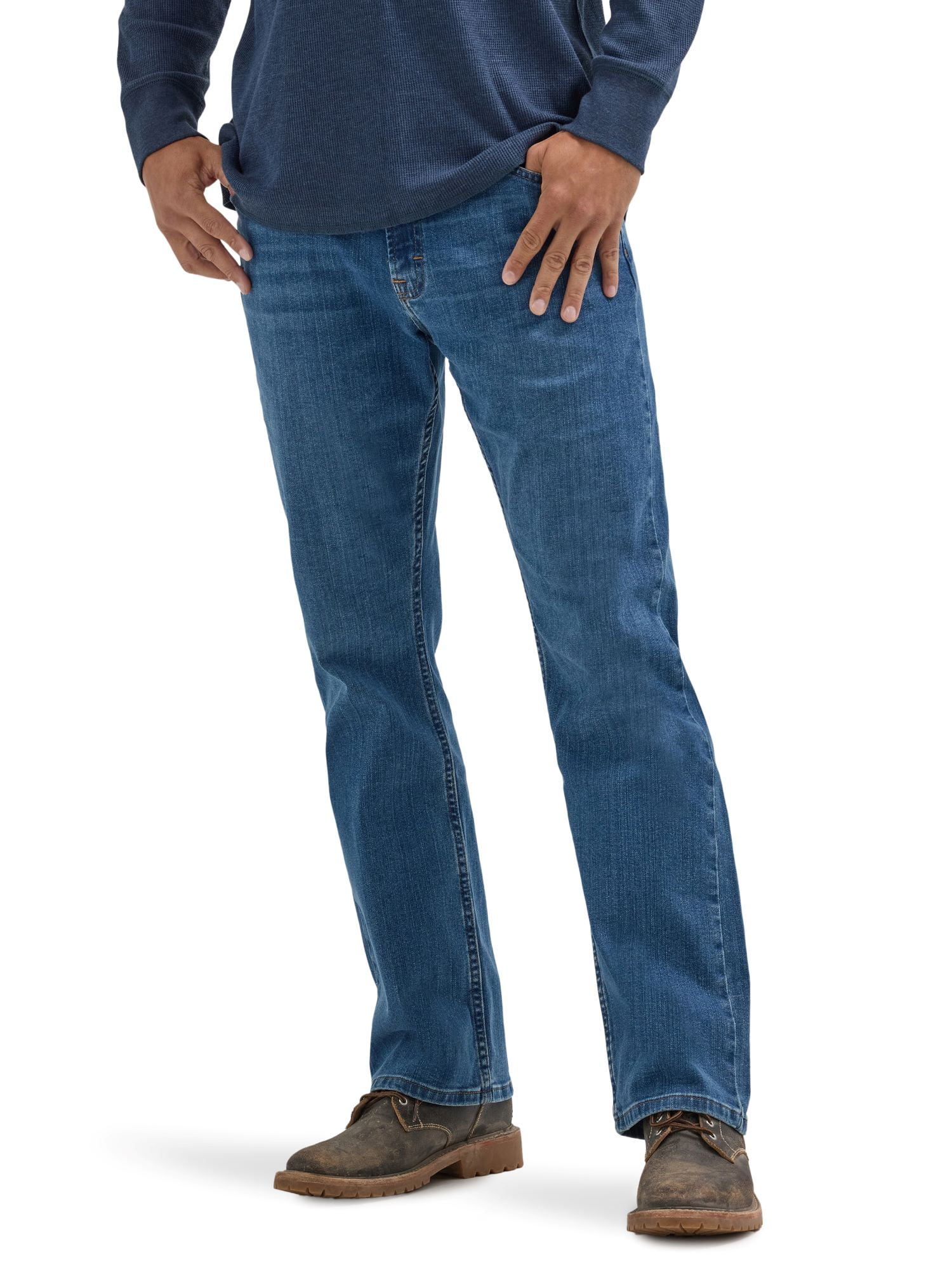 Wrangler Men's Relaxed Bootcut Jean with Stretch, Sizes 30-40 - Walmart.com