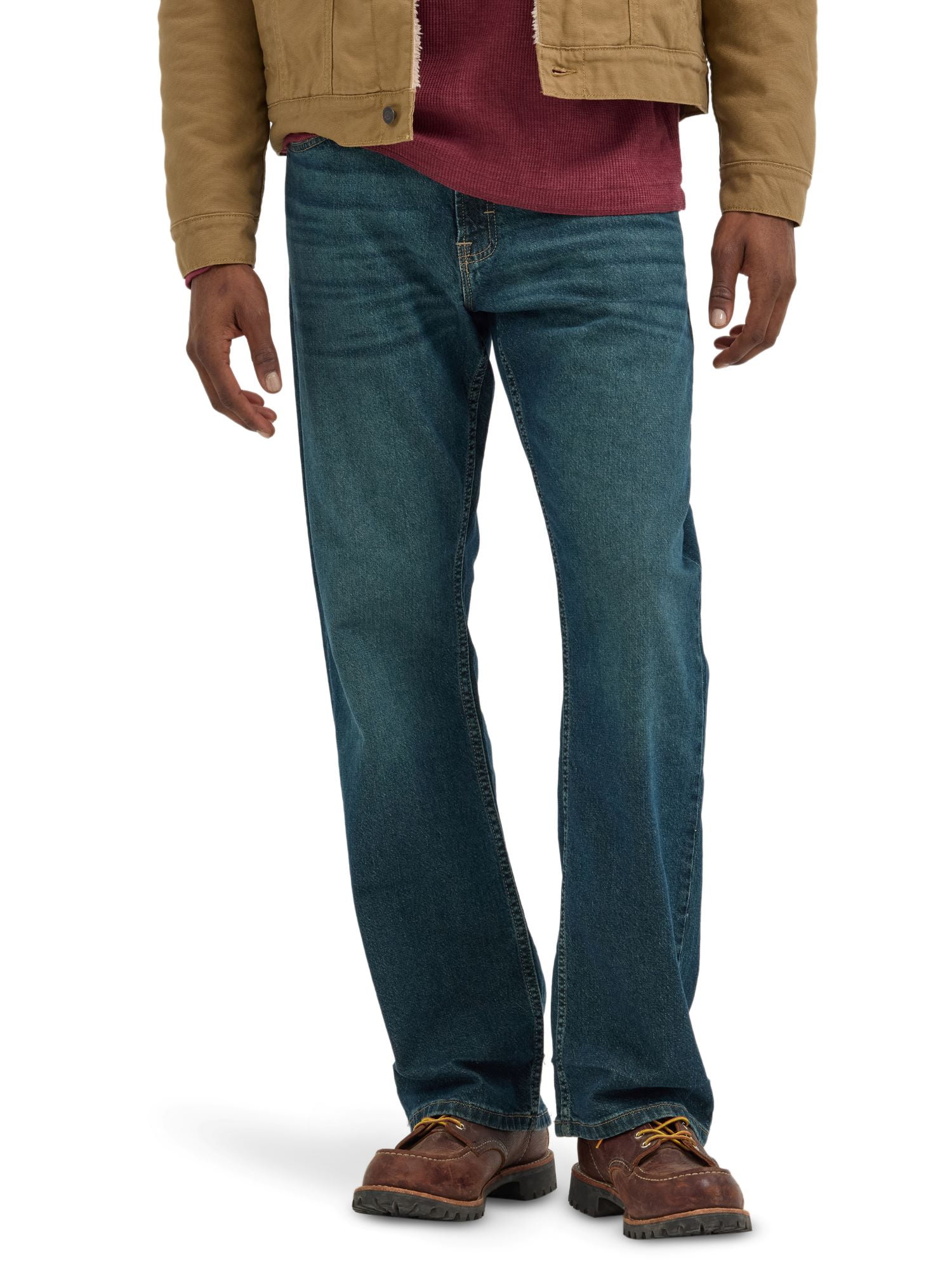 Wrangler men's Relaxed Bootcut Jeans - Comfortable - Walmart.com