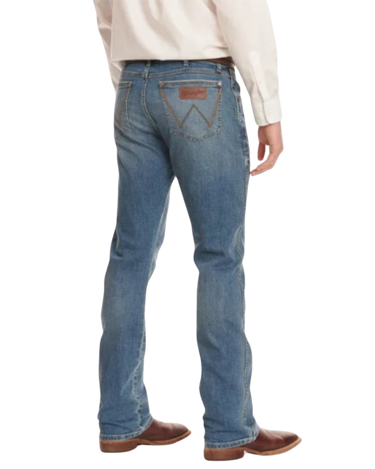 Wrangler Men's Retro Big Sky Medium Wash Slim Bootcut Stretch Jeans ...