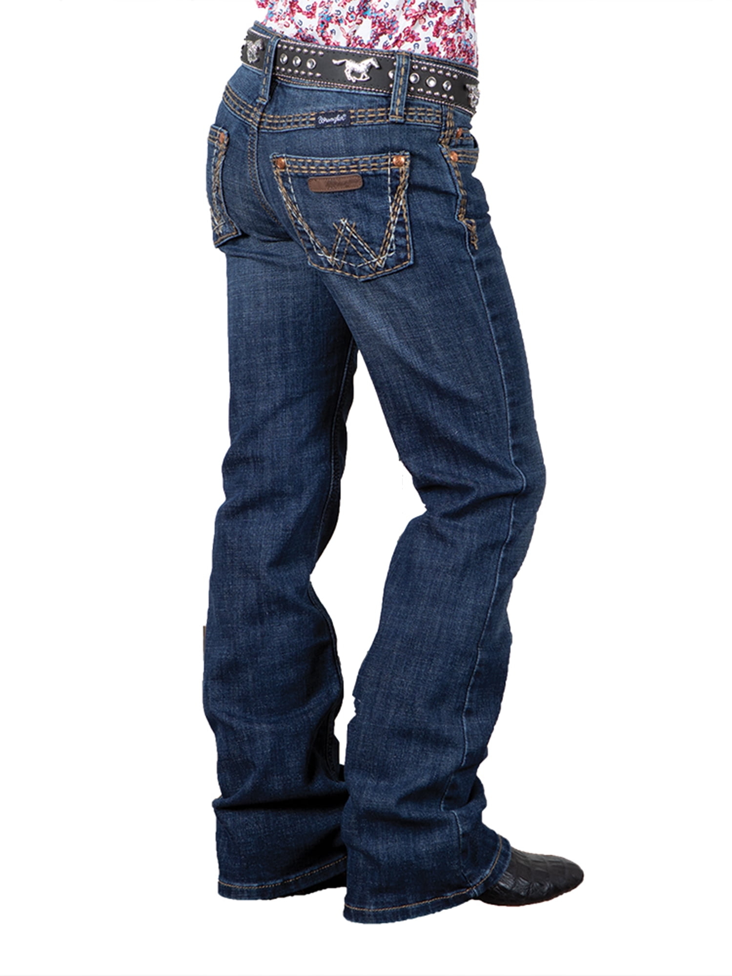 Wrangler Men's Retro Layton Medium Wash Low Rise Slim Bootcut Jeans Denim 29W x 30L US - Walmart.com