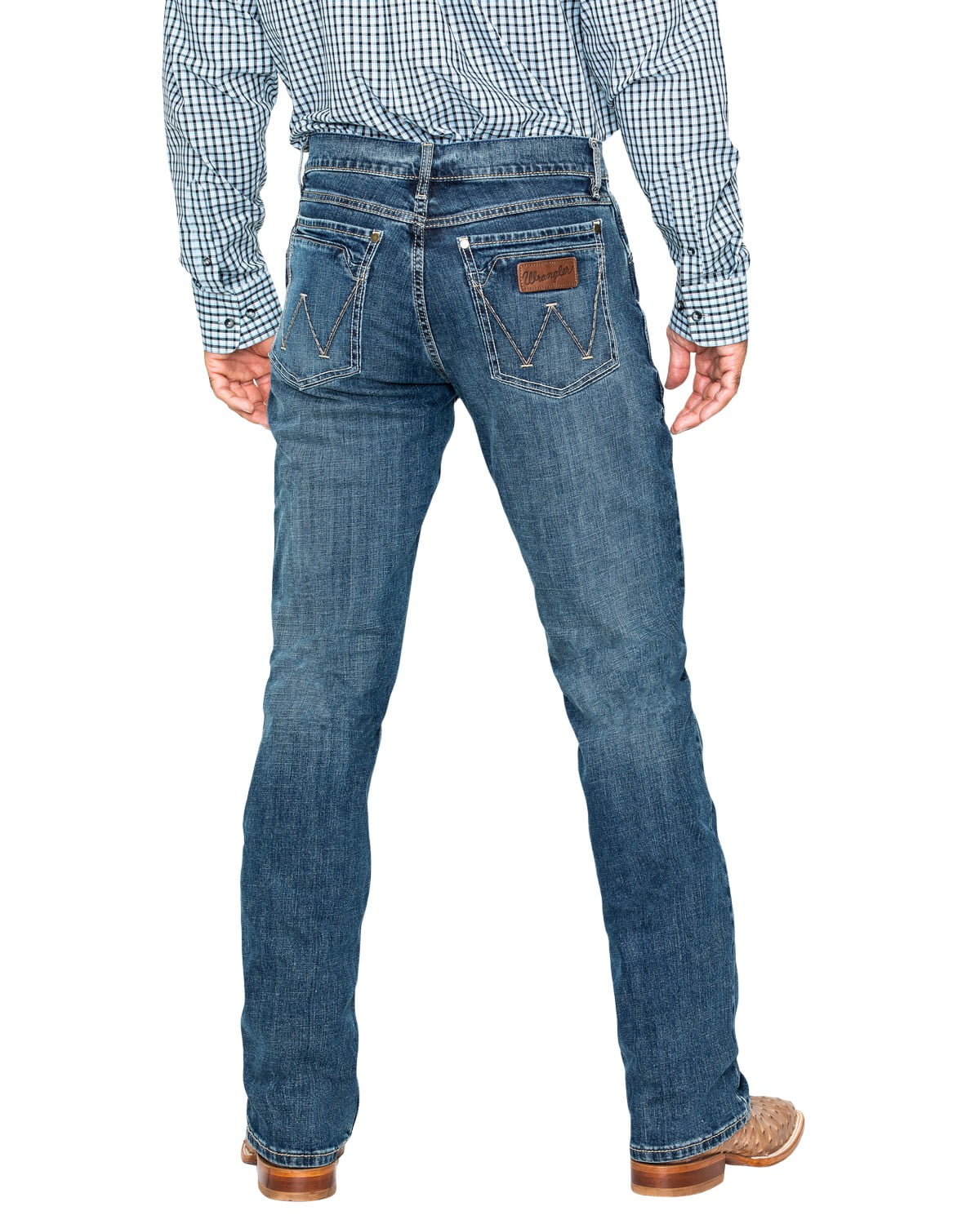 Wrangler Men's Retro Layton Medium Wash Low Rise Slim Wrangler Men's Retro Layton Medium Wash Low Rise Slim