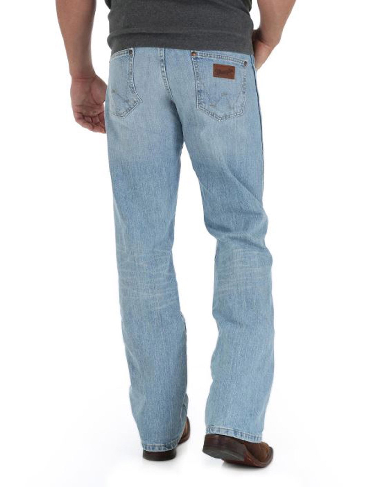 Wrangler Men's Retro¬Æ Light Wash Bootcut Jeans WRT20CR - Relaxed Fit - Walmart.com
