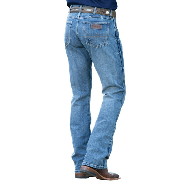Wrangler Men's Retro Slim Fit Bootcut Jeans Blue 31W x 30L US - Walmart.com