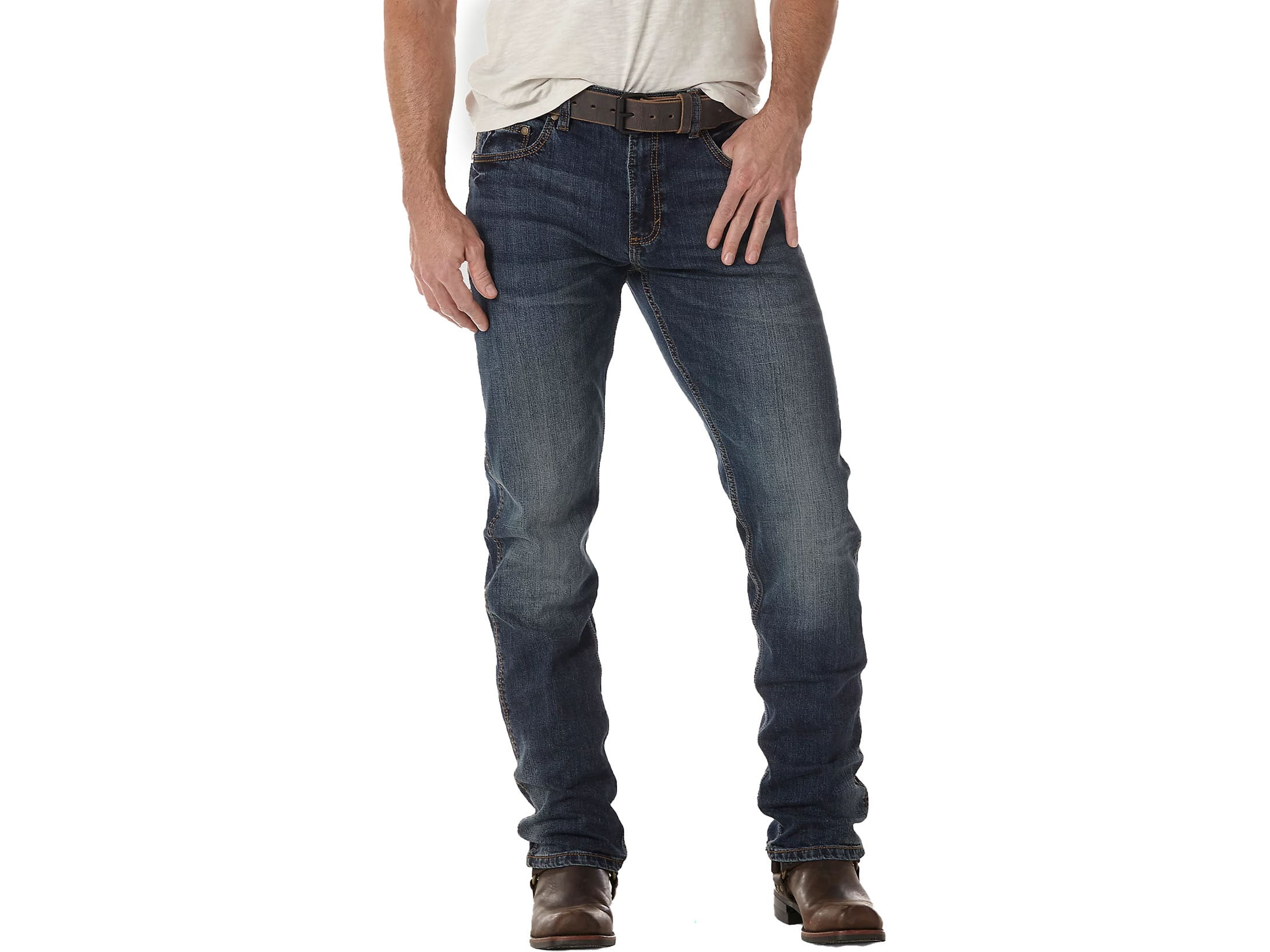 Wrangler, Men's Retro Slim Straight Jeans, 36X34, Low Rise - Walmart.com