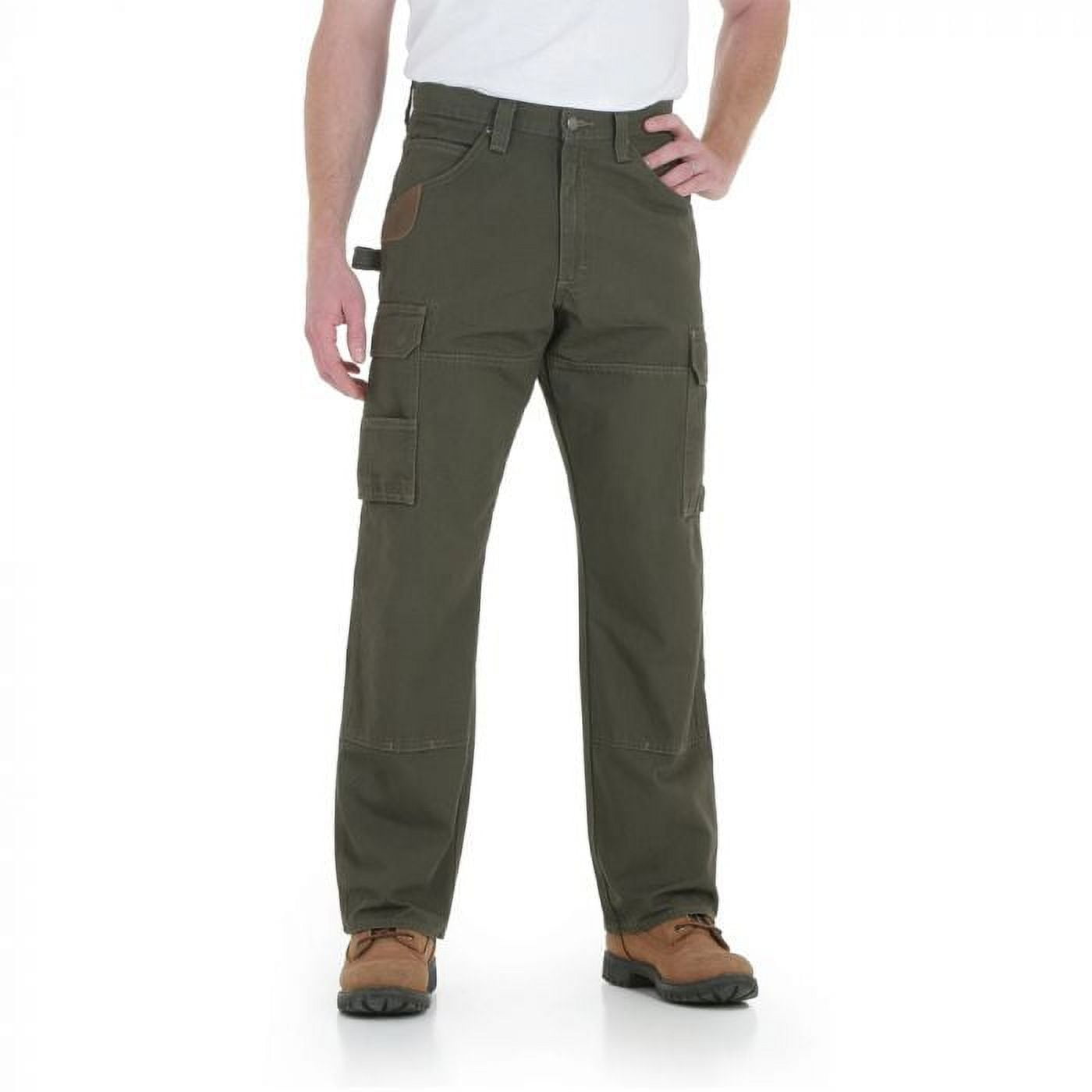 Wrangler Men's Relaxed Fit Work Zip Riggs Workwear Ripstop Ranger Pants ...