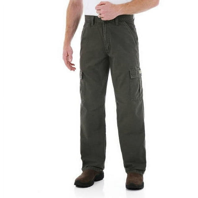 Wrangler Men's RipStop Relaxed Fit Cargo Pant - Walmart.com
